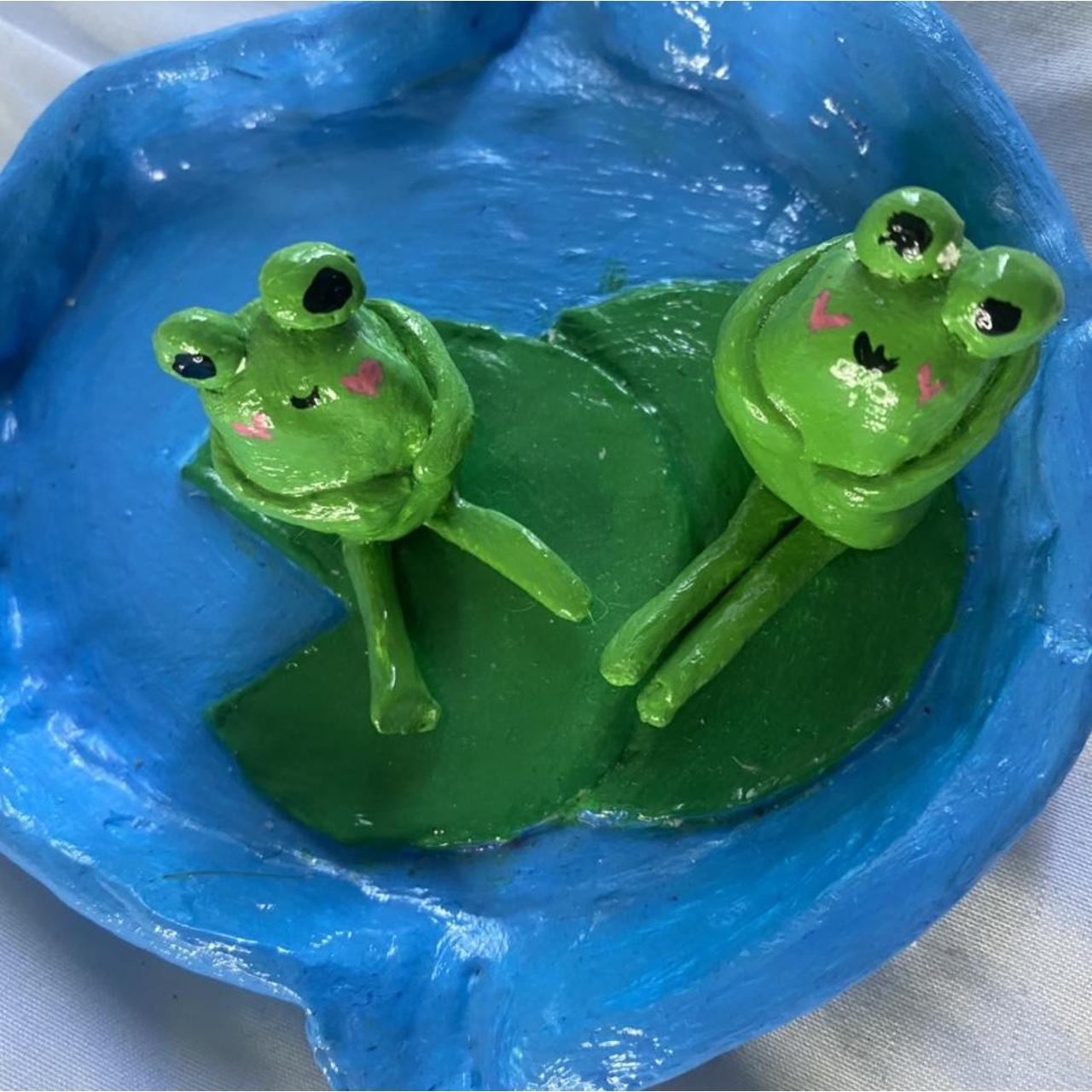 Petri dish 🧫 design details: a clay tray hand made,... - Depop