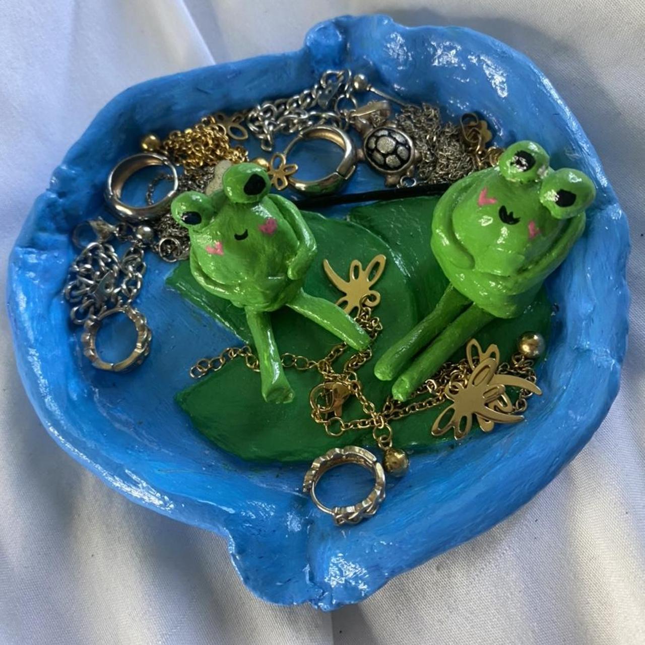 Petri dish 🧫 design details: a clay tray hand made,... - Depop