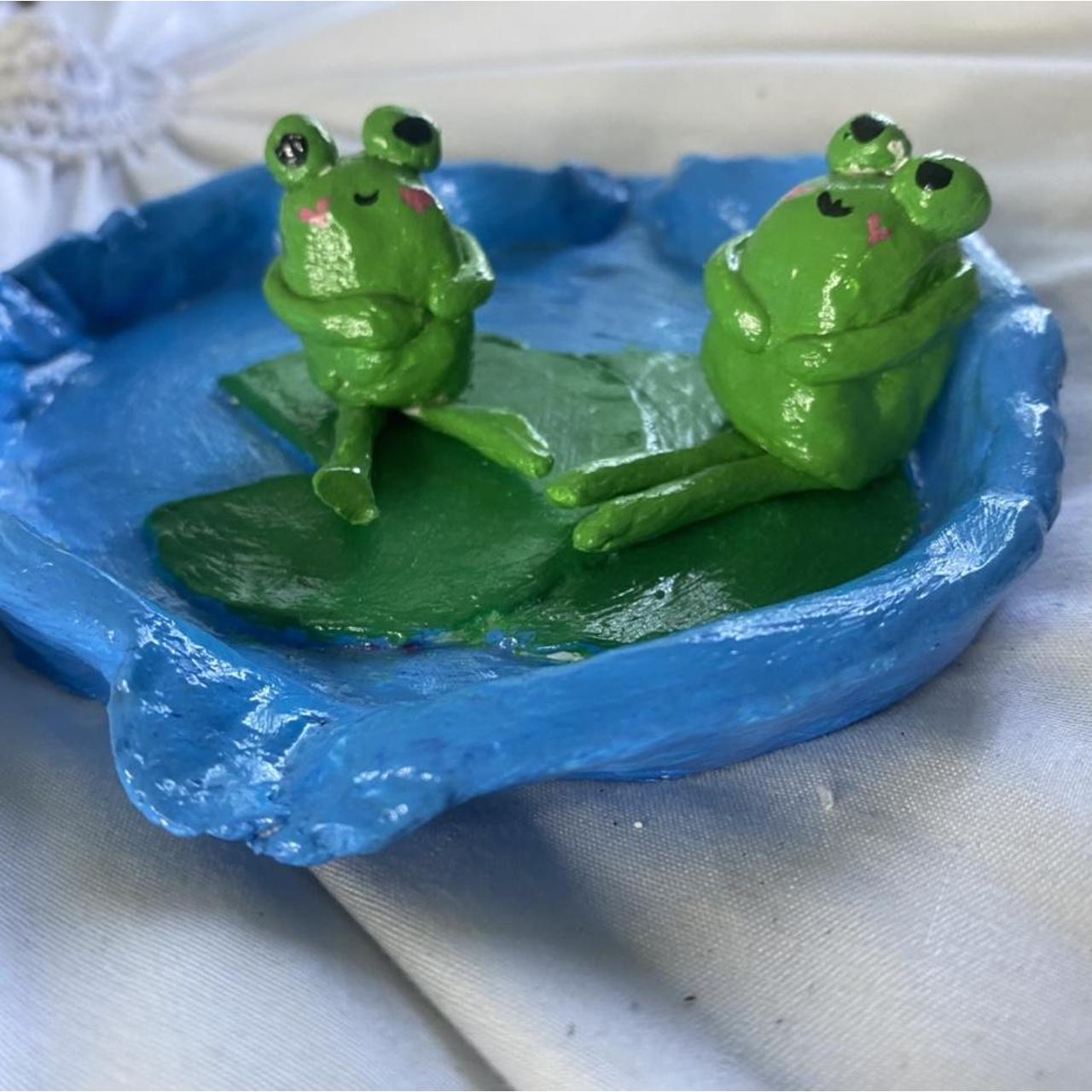 Petri dish 🧫 design details: a clay tray hand made,... - Depop