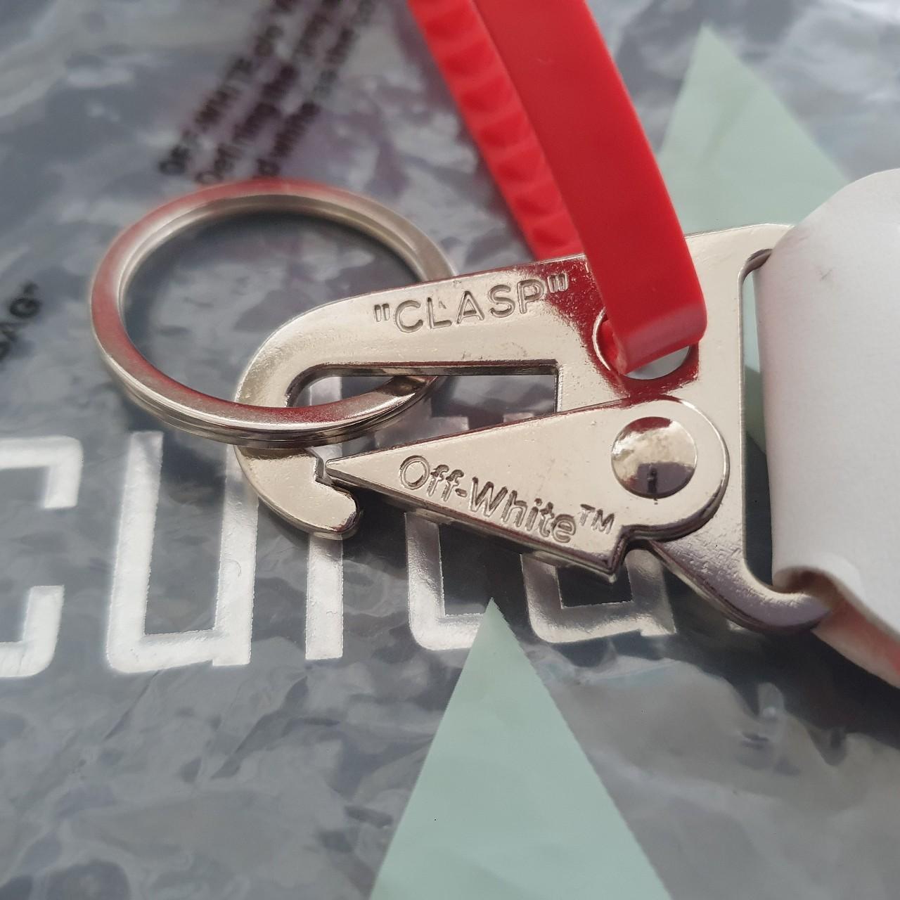Off White key chains Soft high quality PVC rubber... - Depop