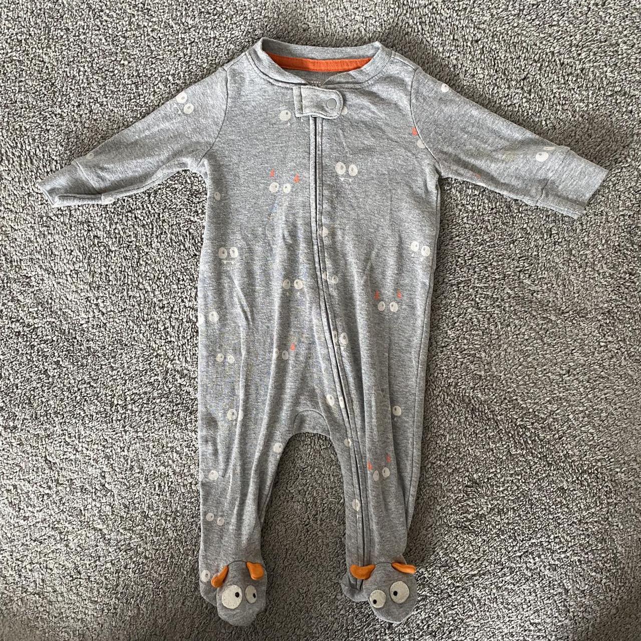 Baby gap monster zip Sleepsuit. Used, plenty of... - Depop