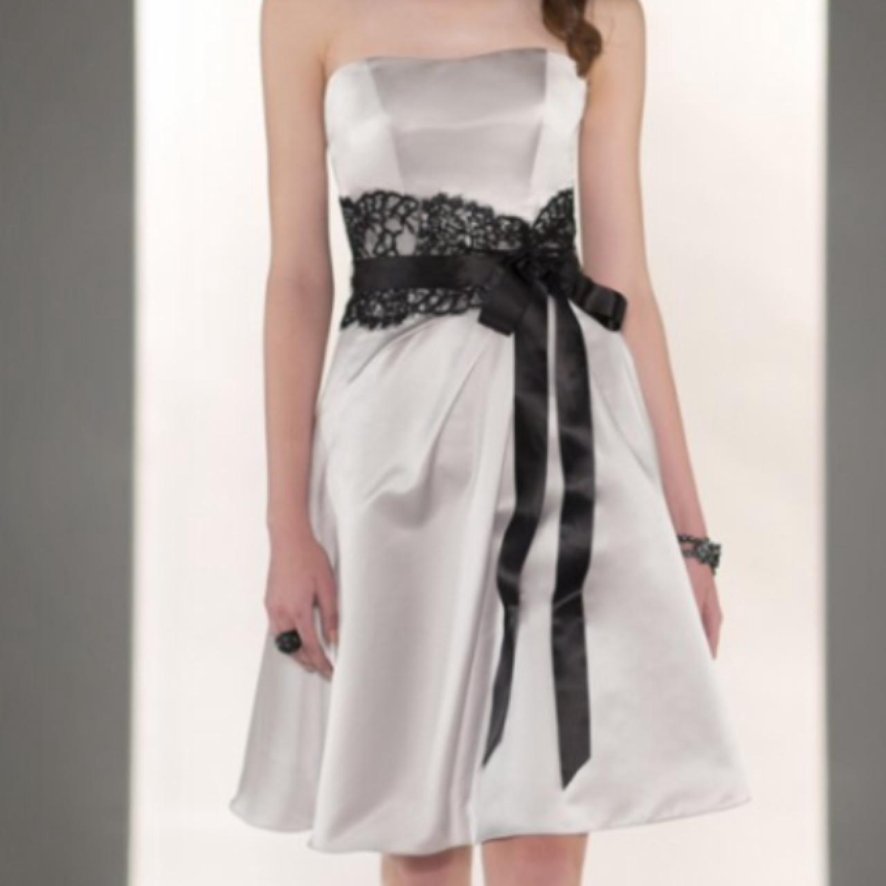 Sorella Vita prom bridesmaid strapless dress.... - Depop