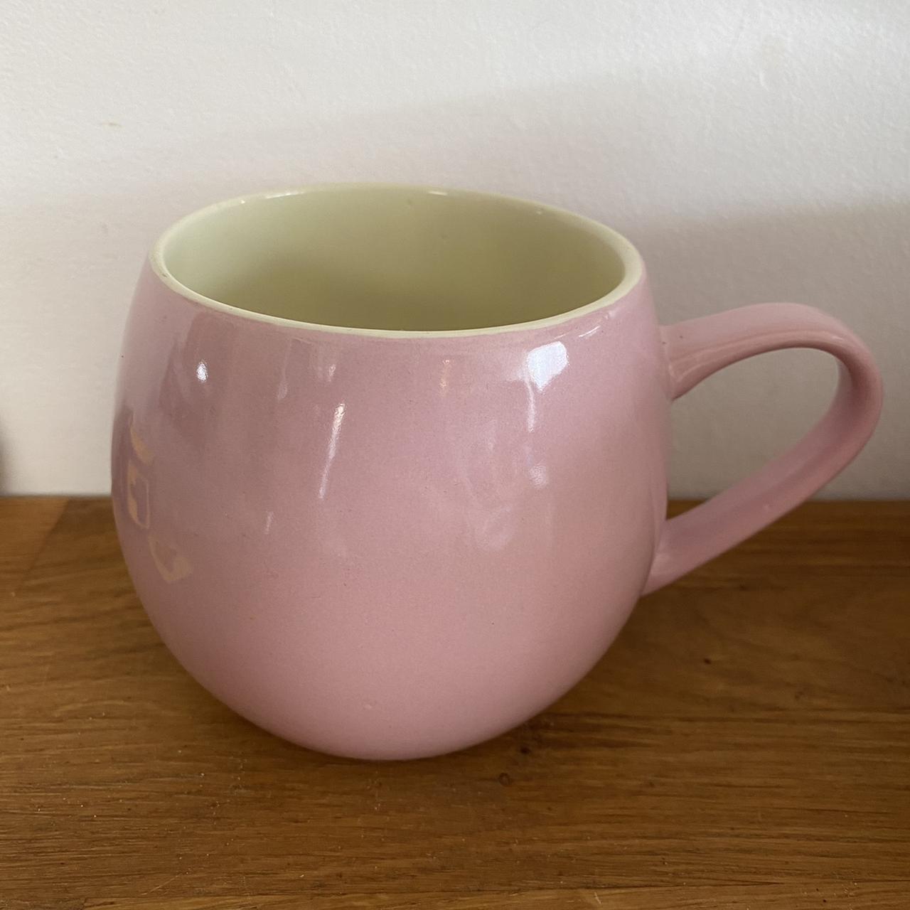 Pink Hug Mug.. used a handful of times so in... - Depop