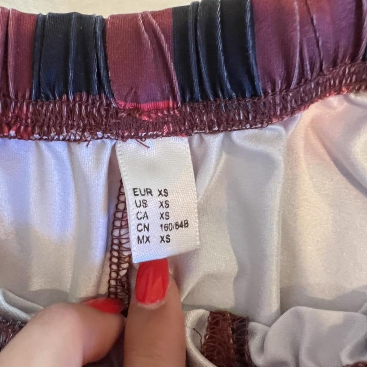 Plaid black and red pj sleep shorts size xs but fits... - Depop