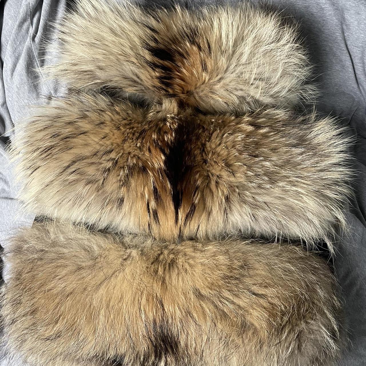 REAL RACOON FUR GILET. amazing condition, don’t wear... - Depop