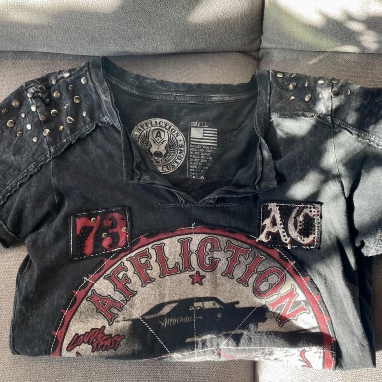 AFFLICTION GRUNGE Y2K shirt Vintage iconic Y2K... - Depop
