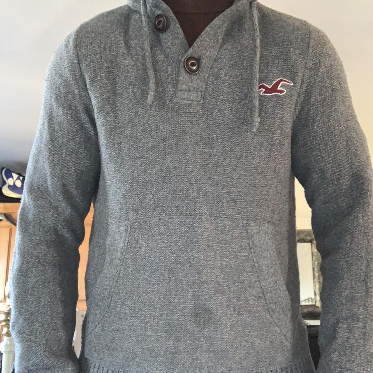 Hollister Knitted Jumper. Men’s size M, but fits... - Depop