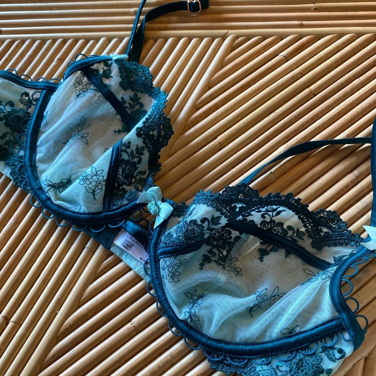 Bras n Things ‘Enchanted Capri Underwire bra teal/... - Depop