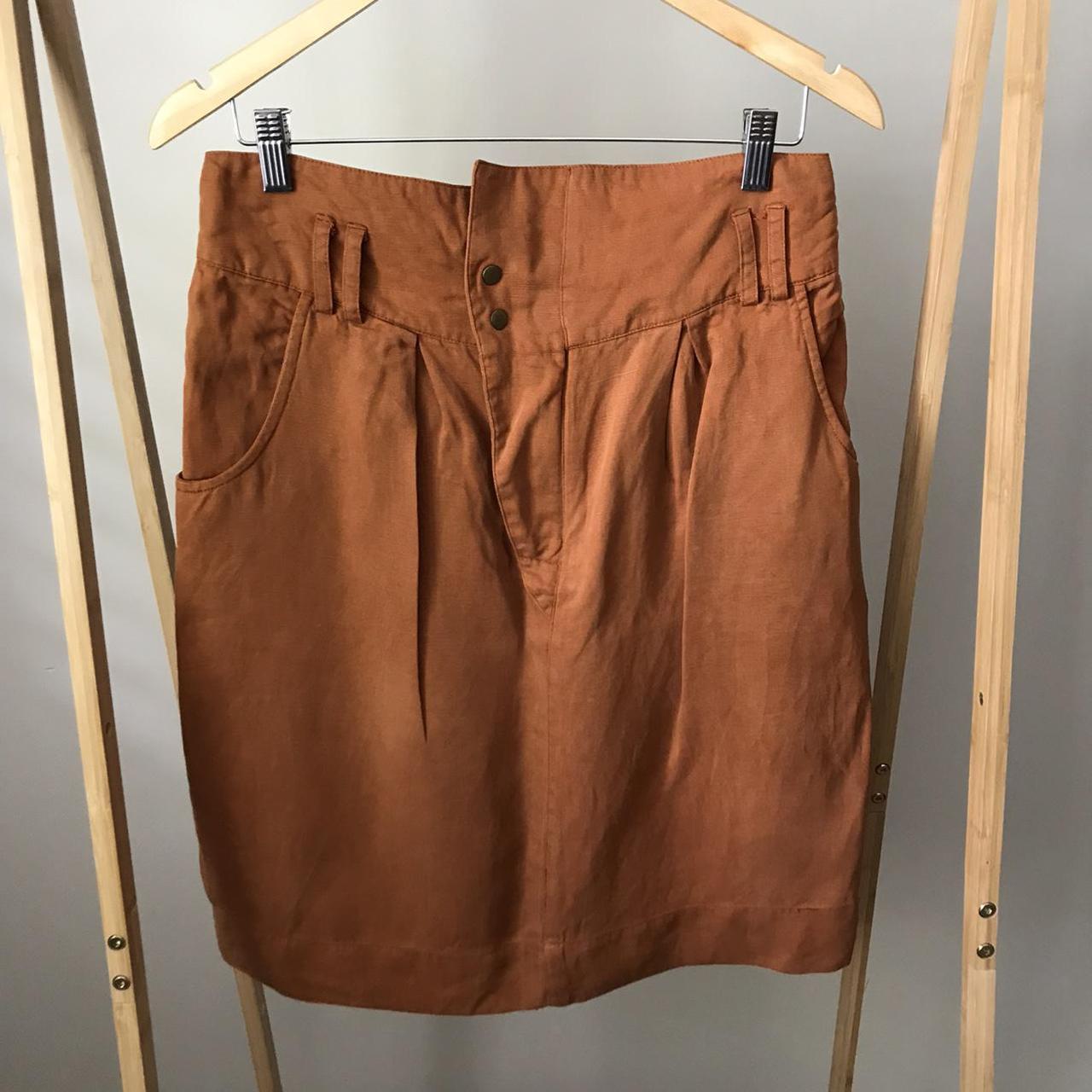 GORMAN rust \ brown colored skirt. Size 12 Side... - Depop