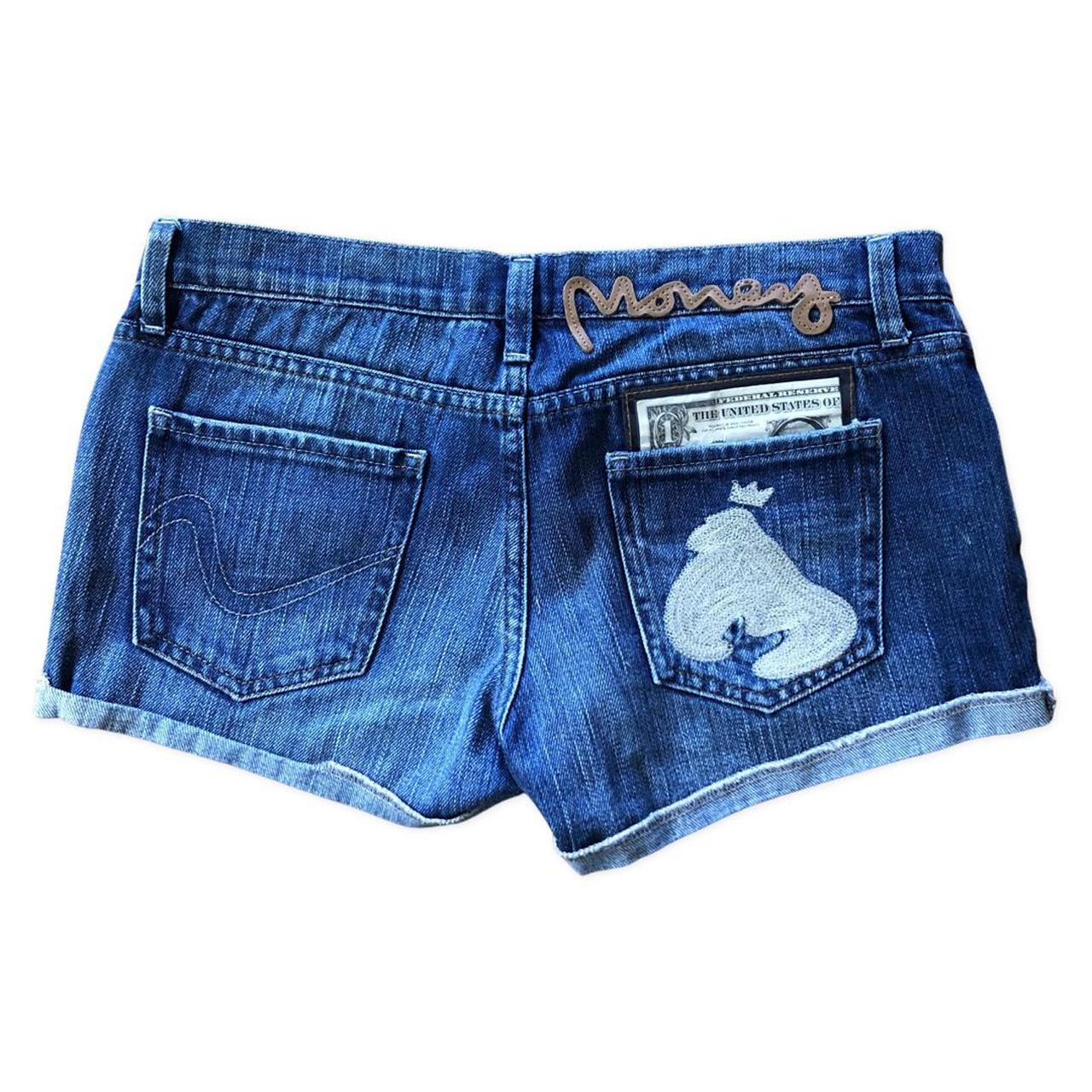 Money Love denim shorts size 28. - Depop