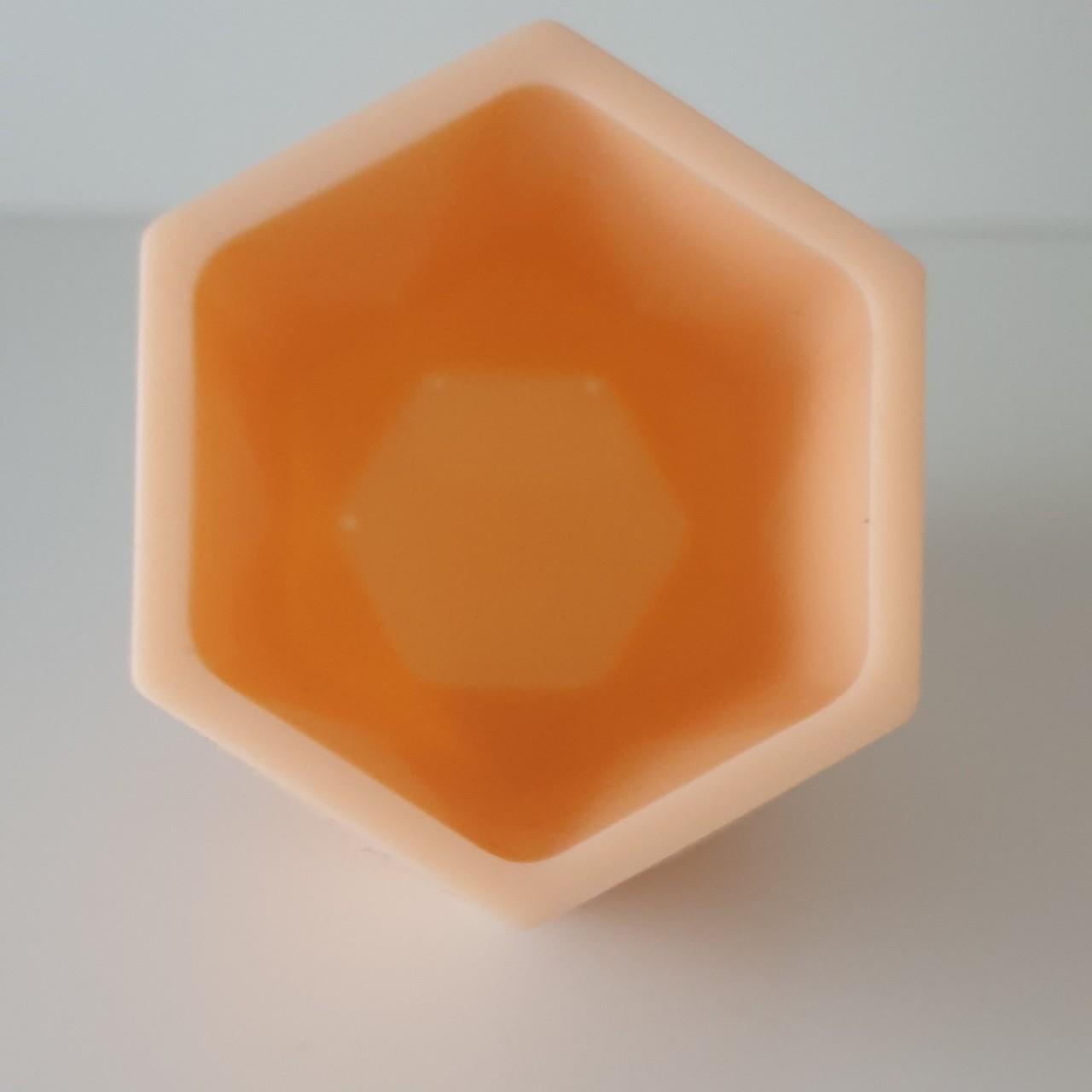 Handmade Resin hexagon pot, ideal to hold pens,... - Depop