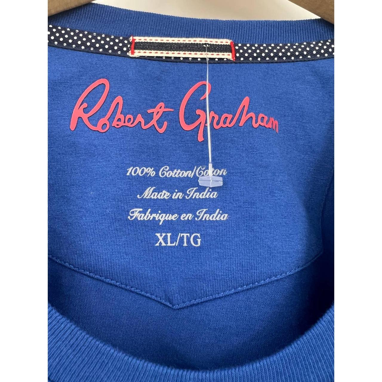 Robert Graham Race Car Checkered Flag T-Shirt Mens... - Depop
