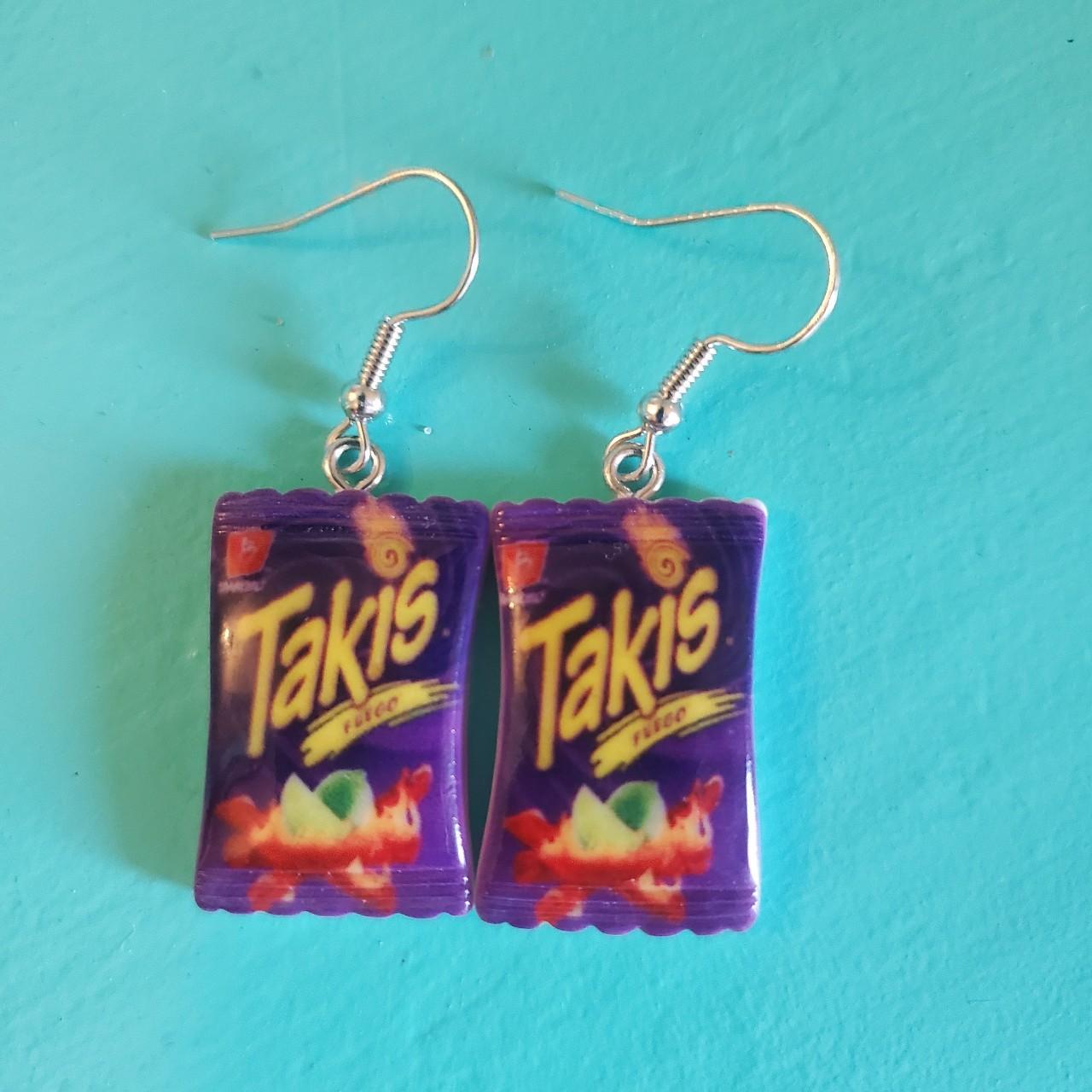 Super cute handmade earrings Takis New Earrings... - Depop