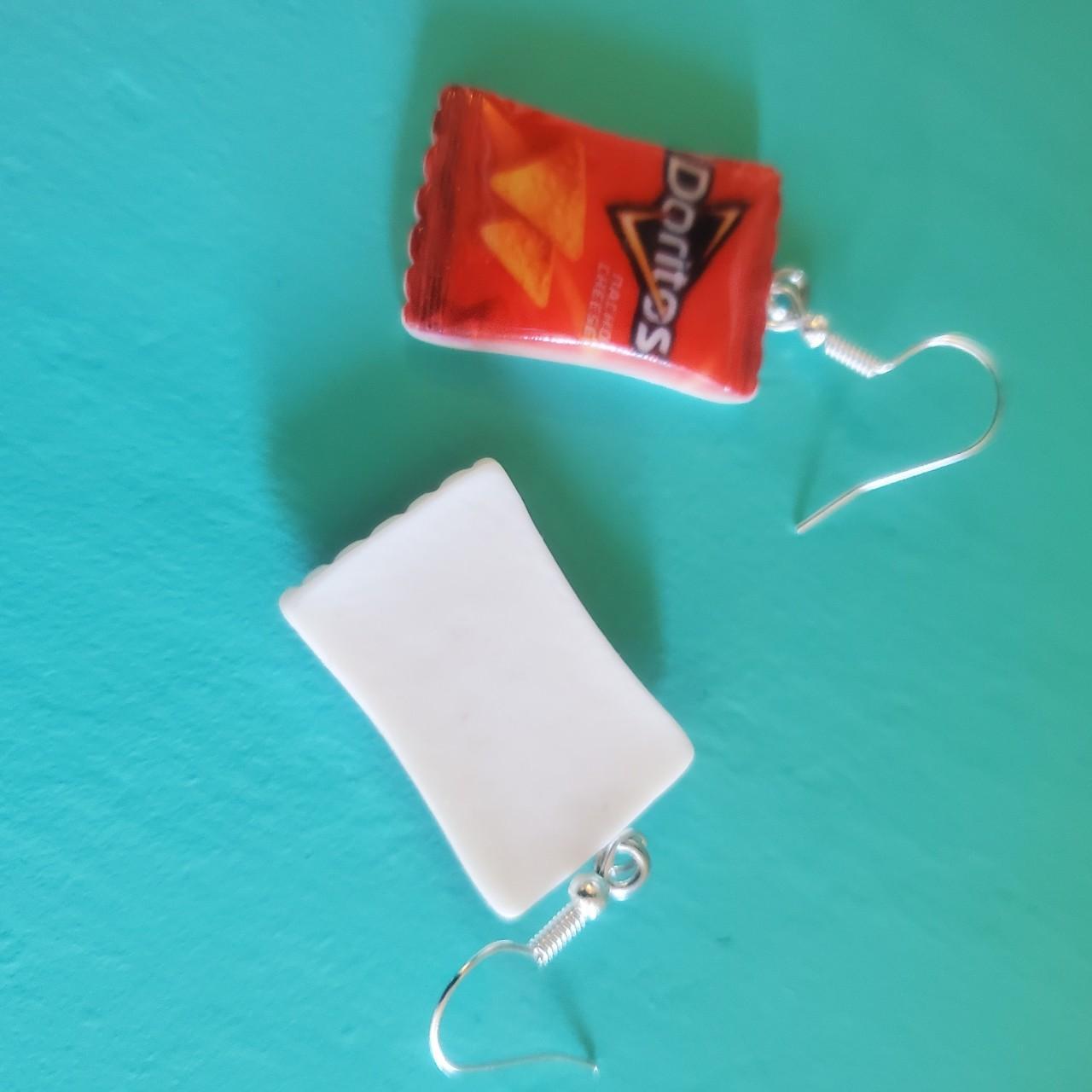 Super cute Doritos New Earrings Handmade, makes... - Depop
