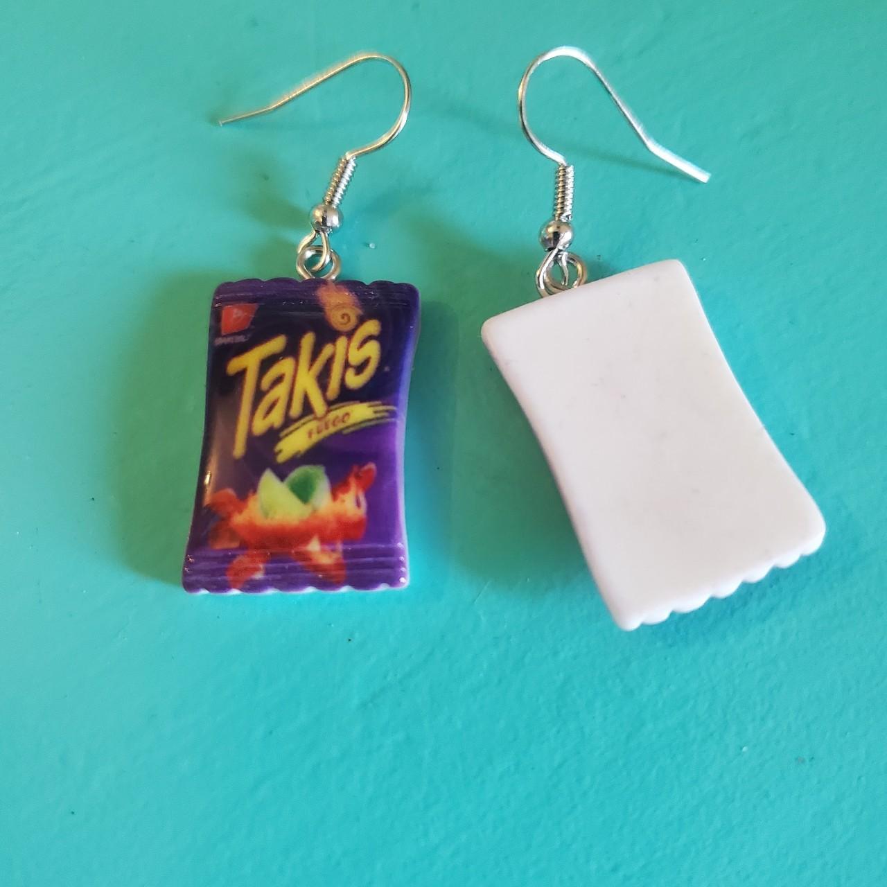 Takis and Doritos New Earrings Set Super cute... - Depop