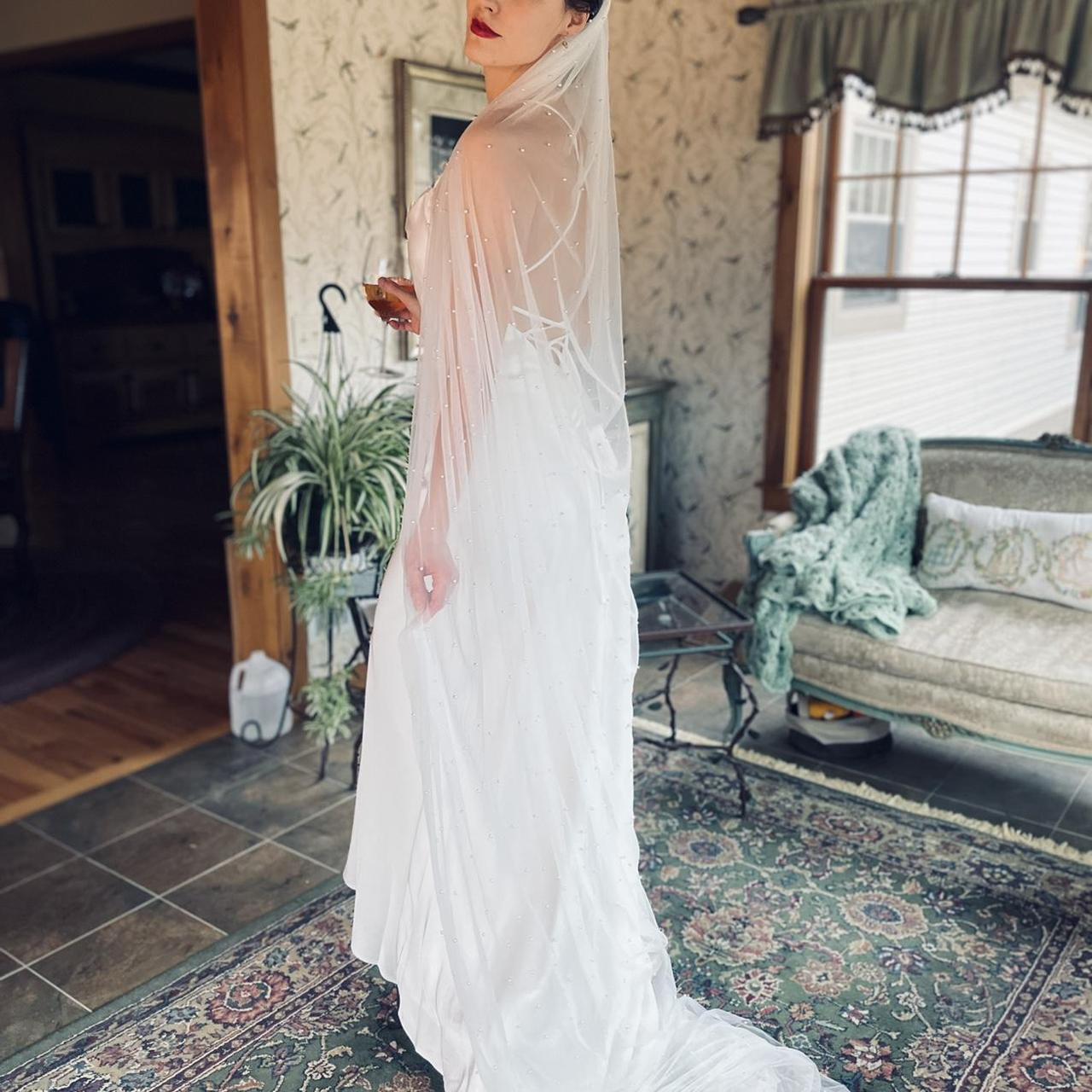 Beautiful Grace Loves Lace Honey Silk Dupe Slip... | Depop