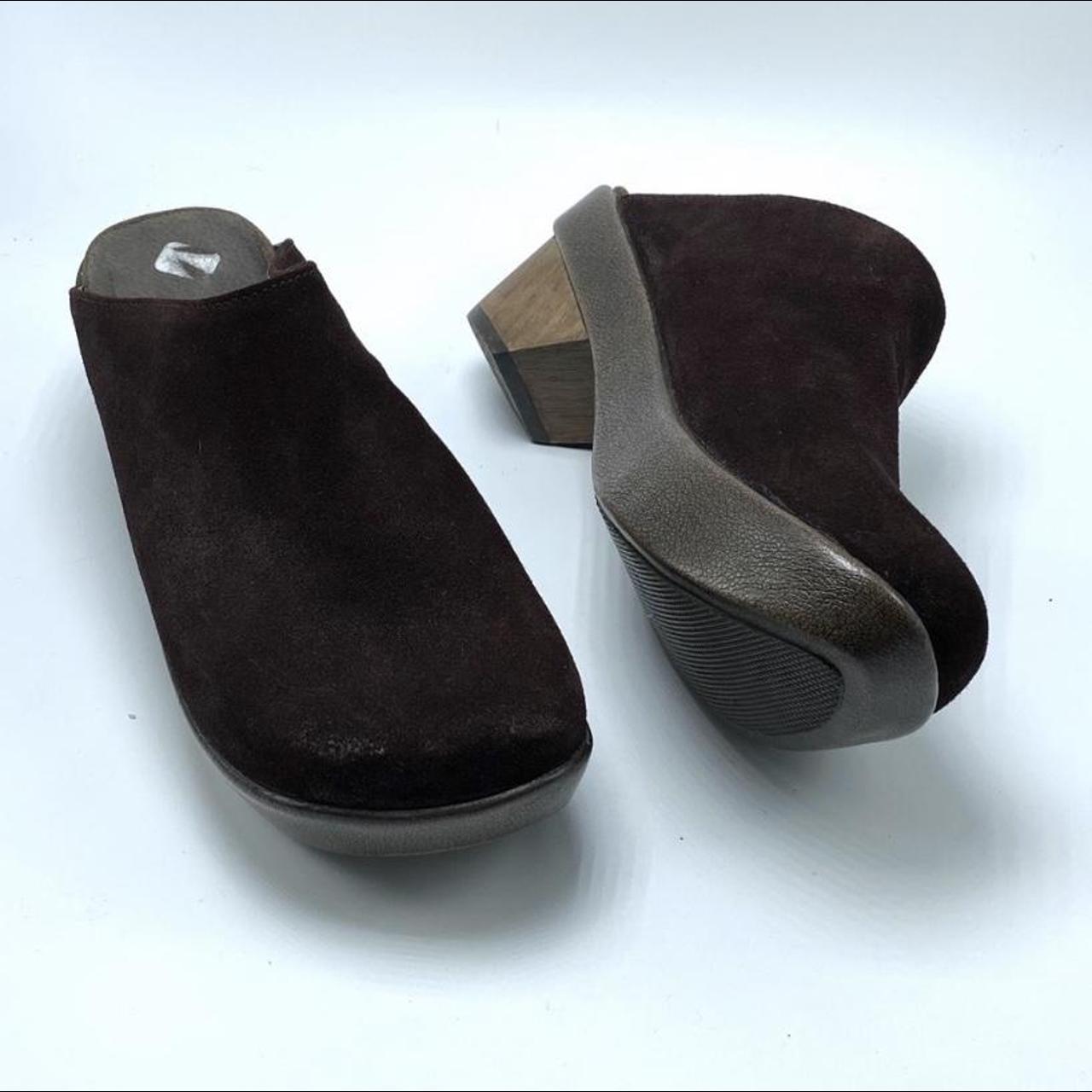 Antelope/Anthropologie brown suede clogs Preowned... - Depop