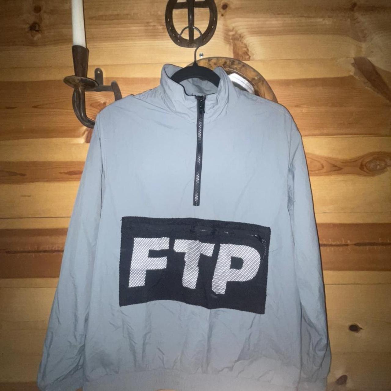 FTP quarter zip. Has some bleach stains on the... - Depop