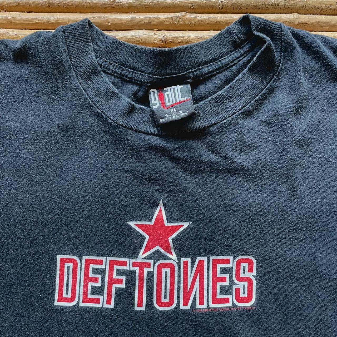 Vintage Deftones Shirt by Giant 1998 Deftones Red... | Depop
