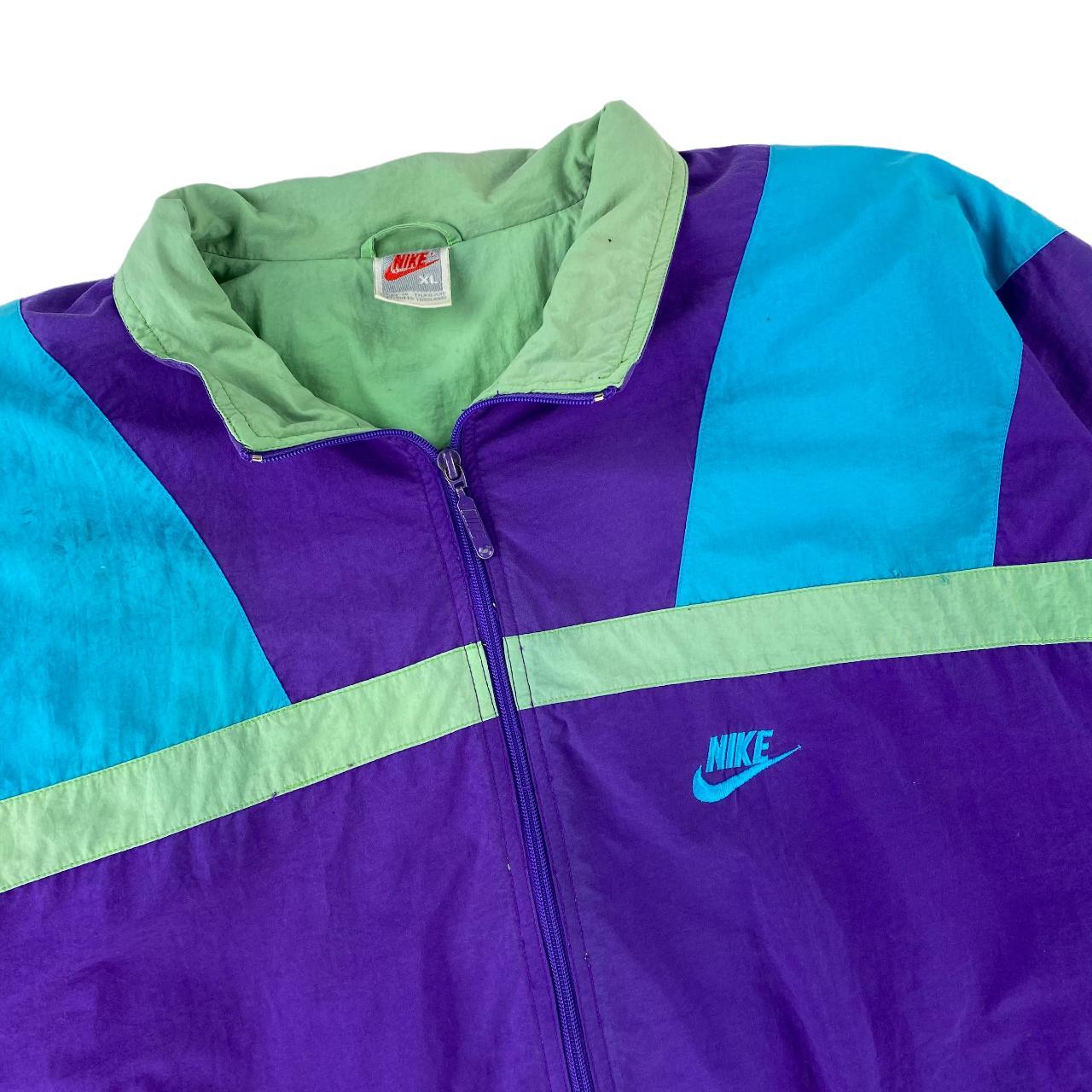 Nike Purple XL 90s track jacket Nike track jacket... - Depop