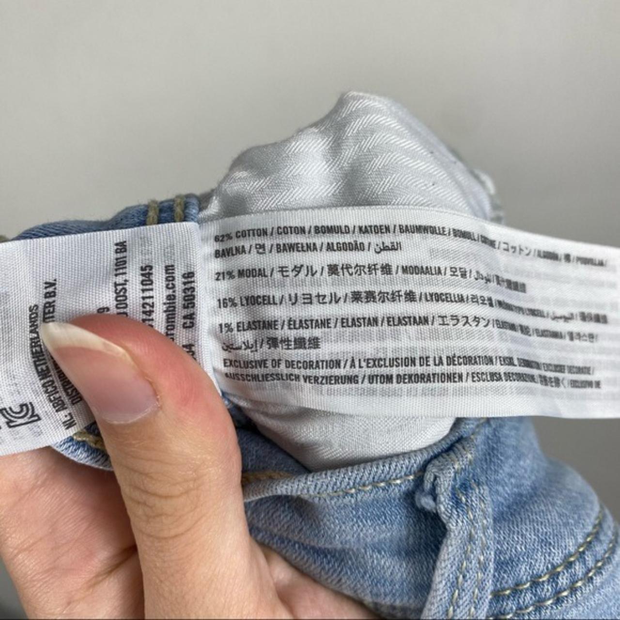 Hollister Light Wash High Rise Jean Shorts Gently Depop