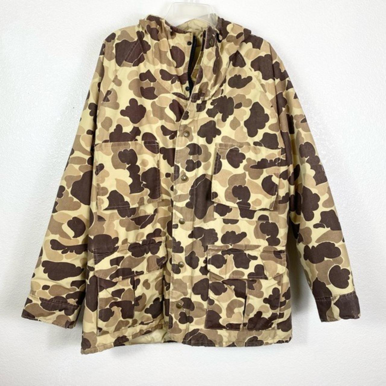 Vintage 90’s Columbia Gore-tex Brown & Beige Camo... - Depop