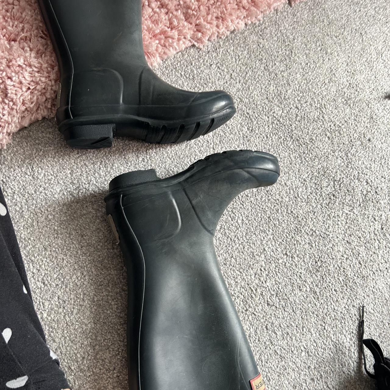 Hunter wellies size 1 used condition put plenty of... - Depop