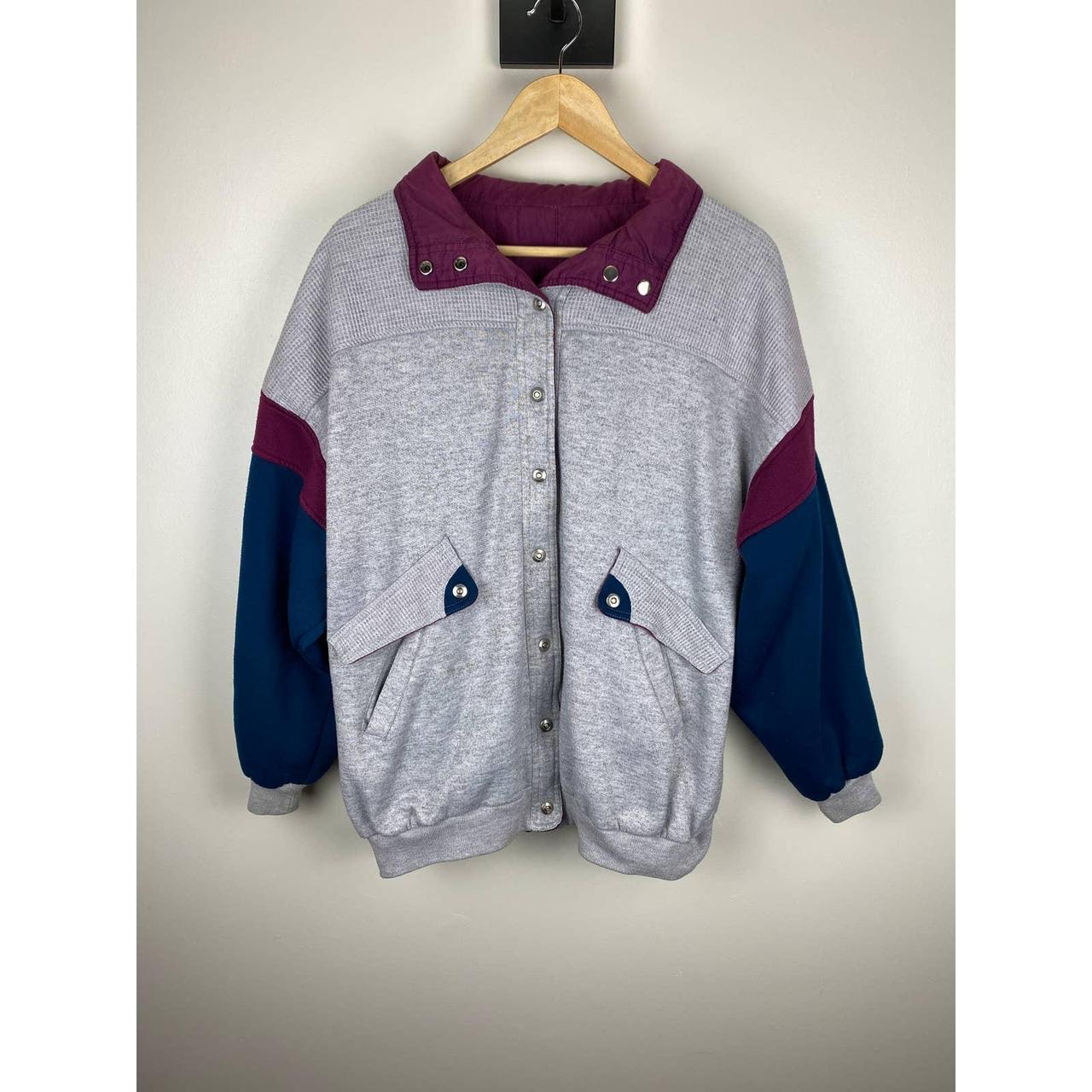 Retro Reversible 90s Triangle Color Block Vintage... - Depop