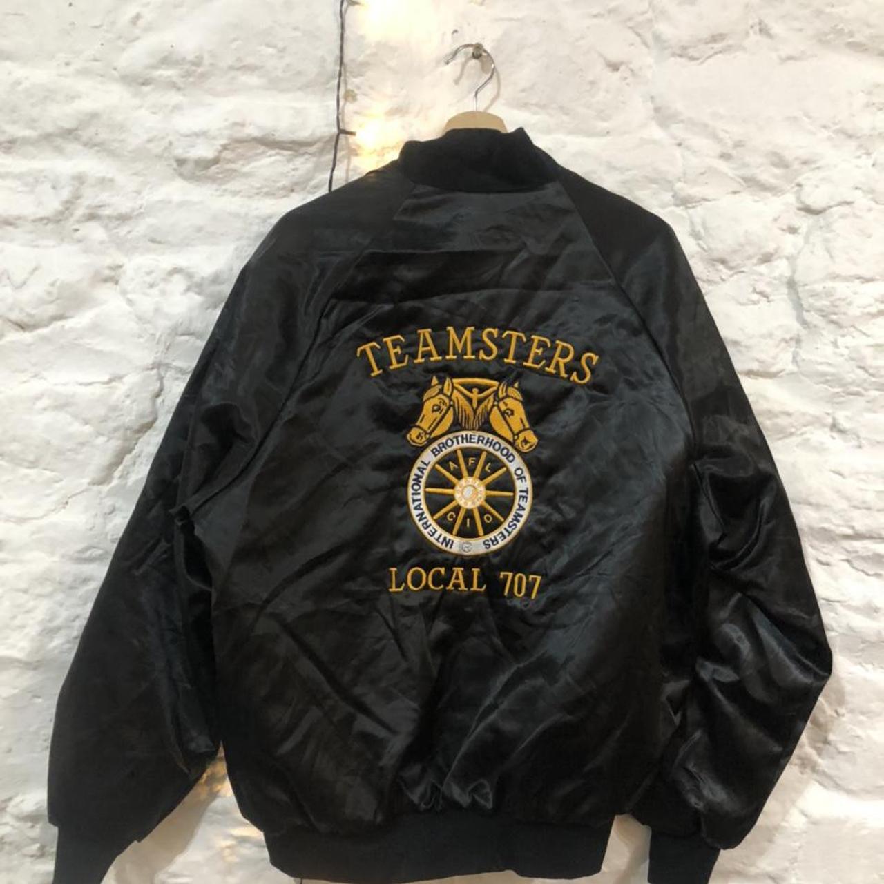RARE! Teamsters organisational bomber jacket.... | Depop