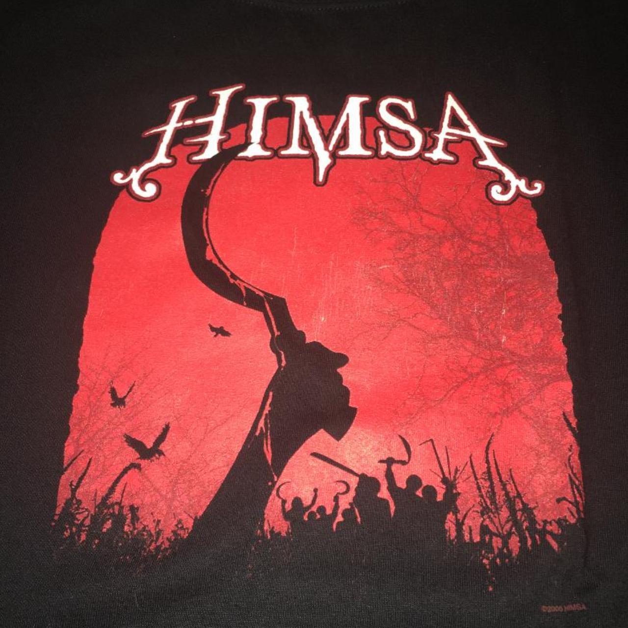 Himsa 2005 concert tour t-shirt Seattle-based... - Depop