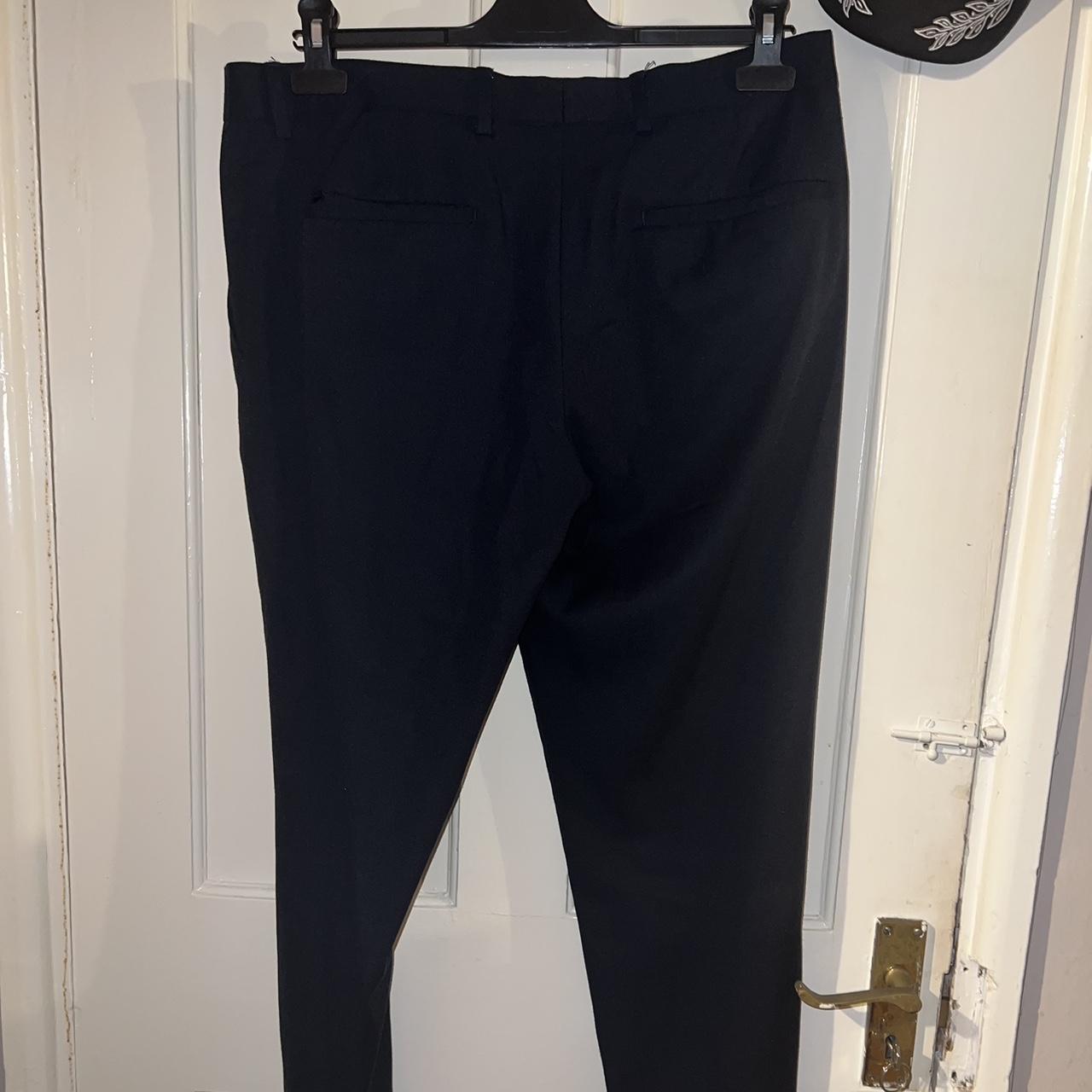 River Island Navy Blue Suit Trousers - Slim... - Depop River Island Navy Blue Suit Trousers - Slim... - Depop
