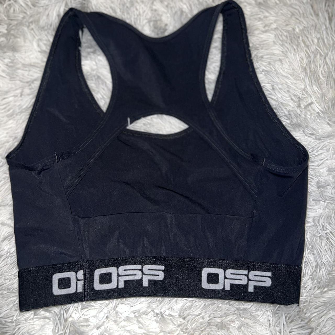 Off-White Reflective Sports Bra... - Depop