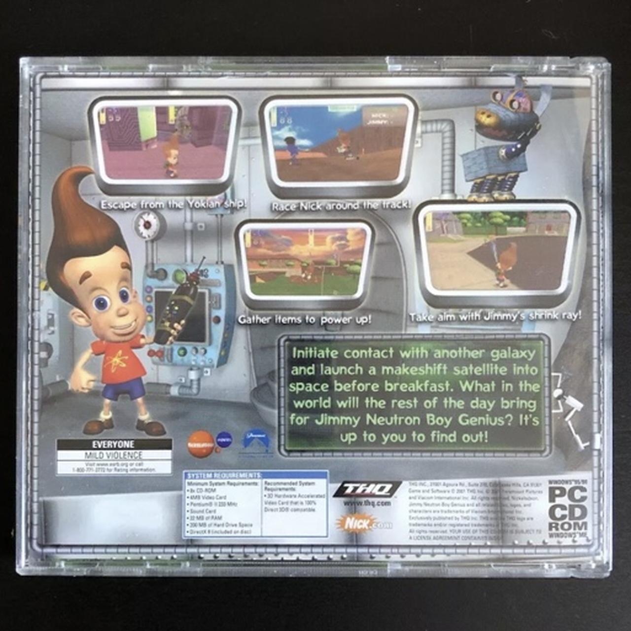 Vintage Jimmy Neutron Boy Genius Game THQ PC... - Depop