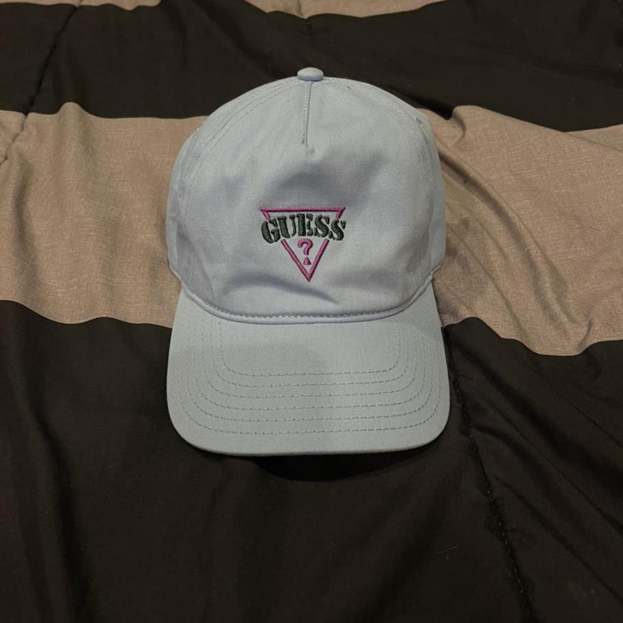 Guess Hat - Blue - One size adjustable - $12- NEW no... - Depop