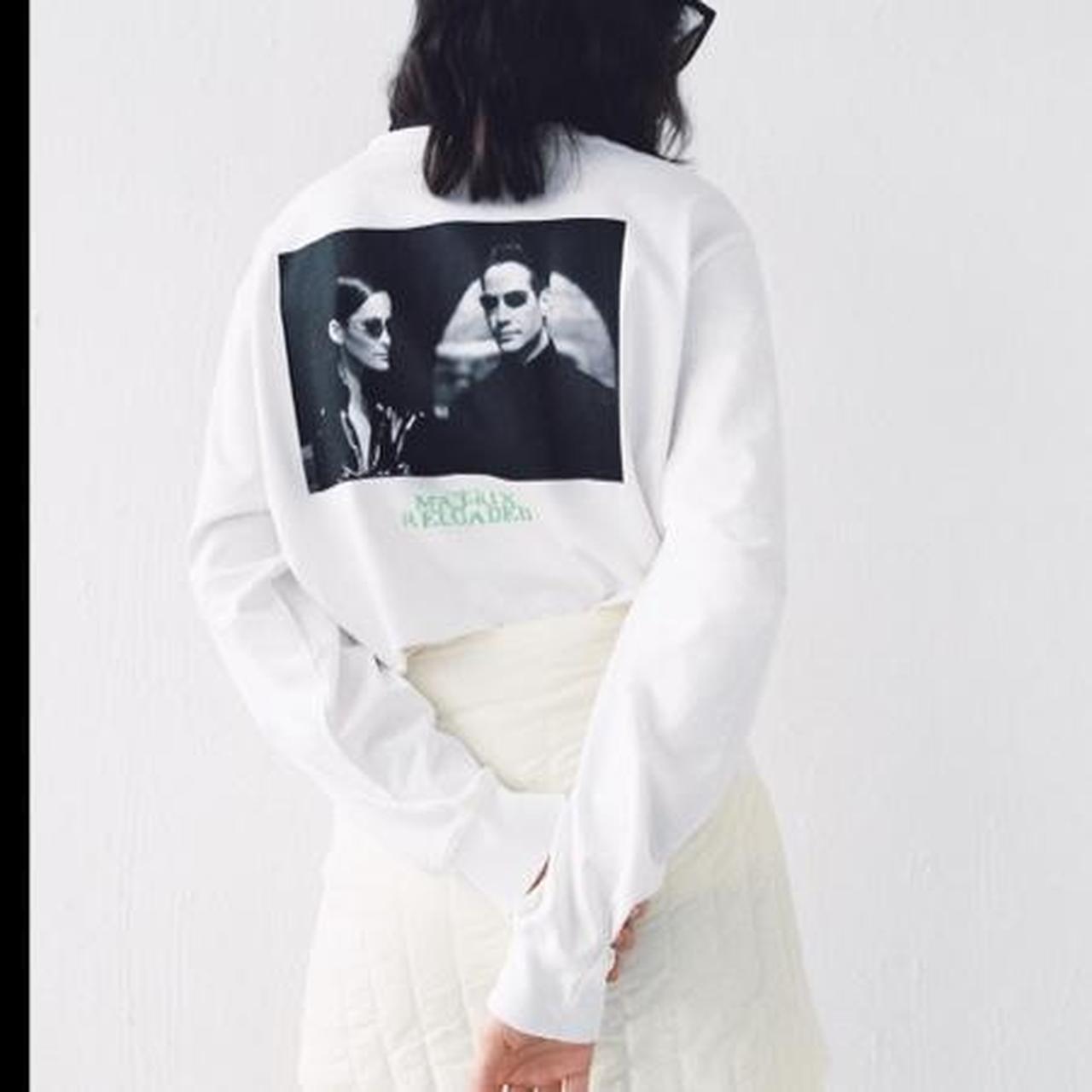 ZARA Matrix Reloader Long Sleeves T-shirt - Size:... - Depop