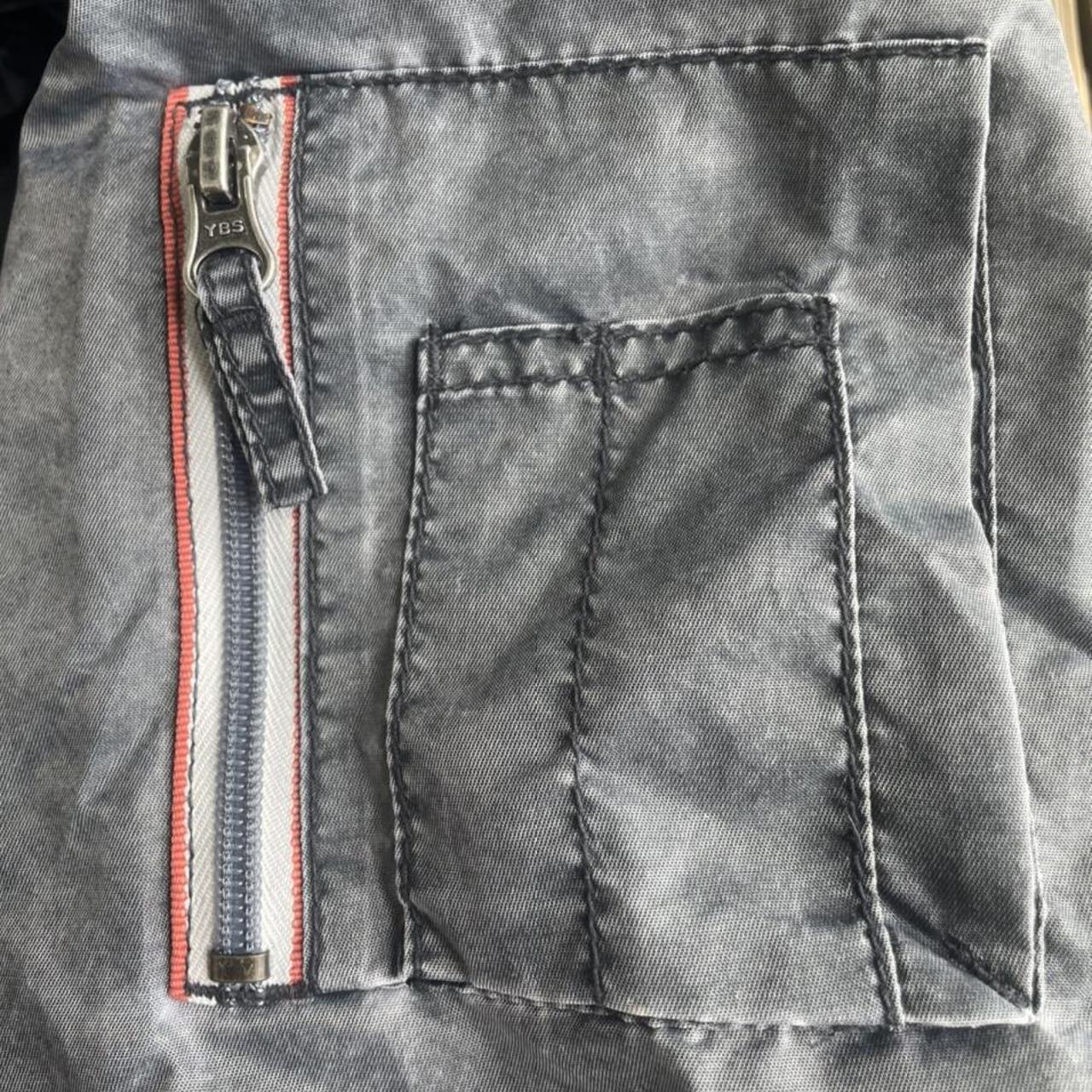 American Rag Cie Women's Navy and Grey Jacket | Depop