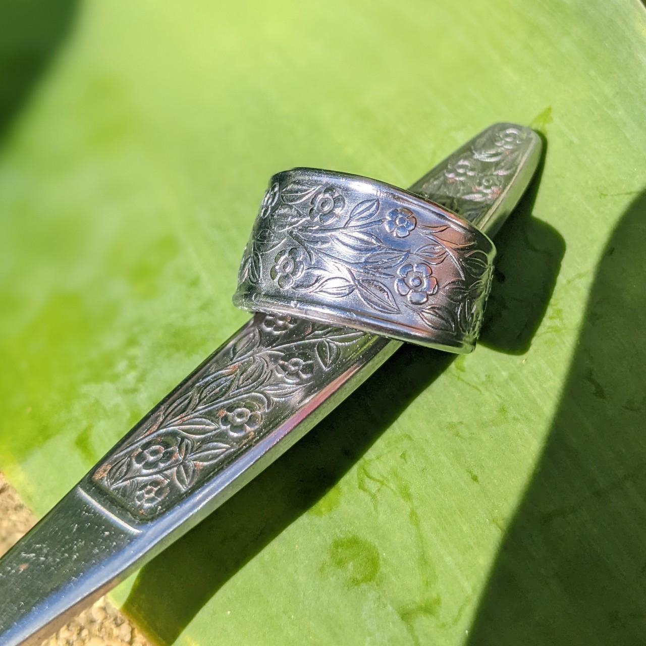 Handmade stainless steel rings upcycled from... - Depop