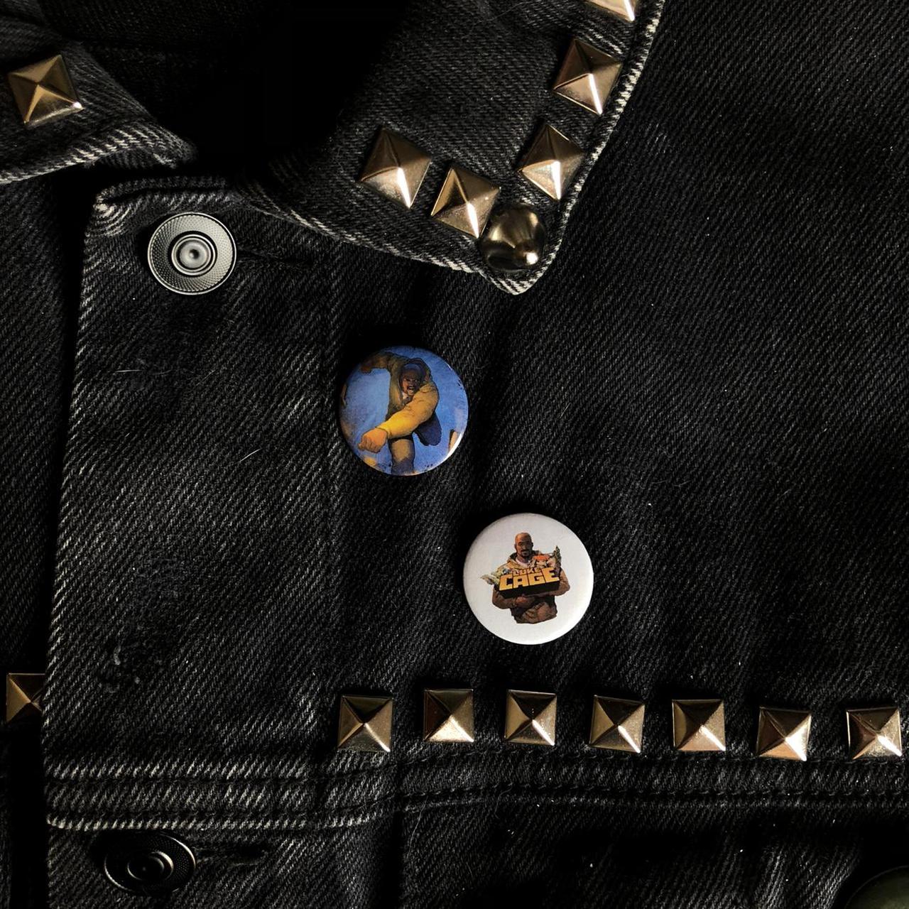 handmade Marvel comics Luke Cage pins Not sold... - Depop