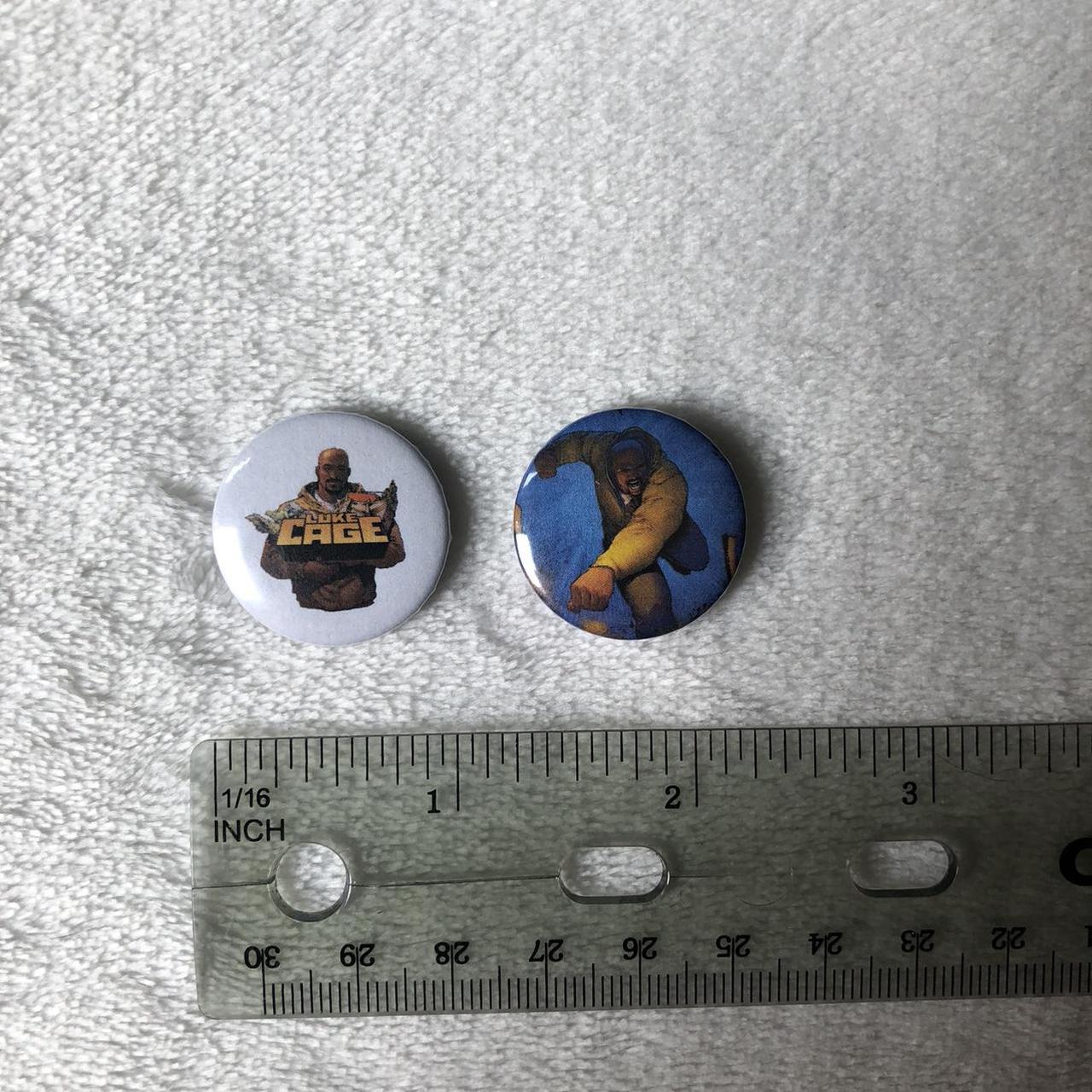 handmade Marvel comics Luke Cage pins Not sold... - Depop