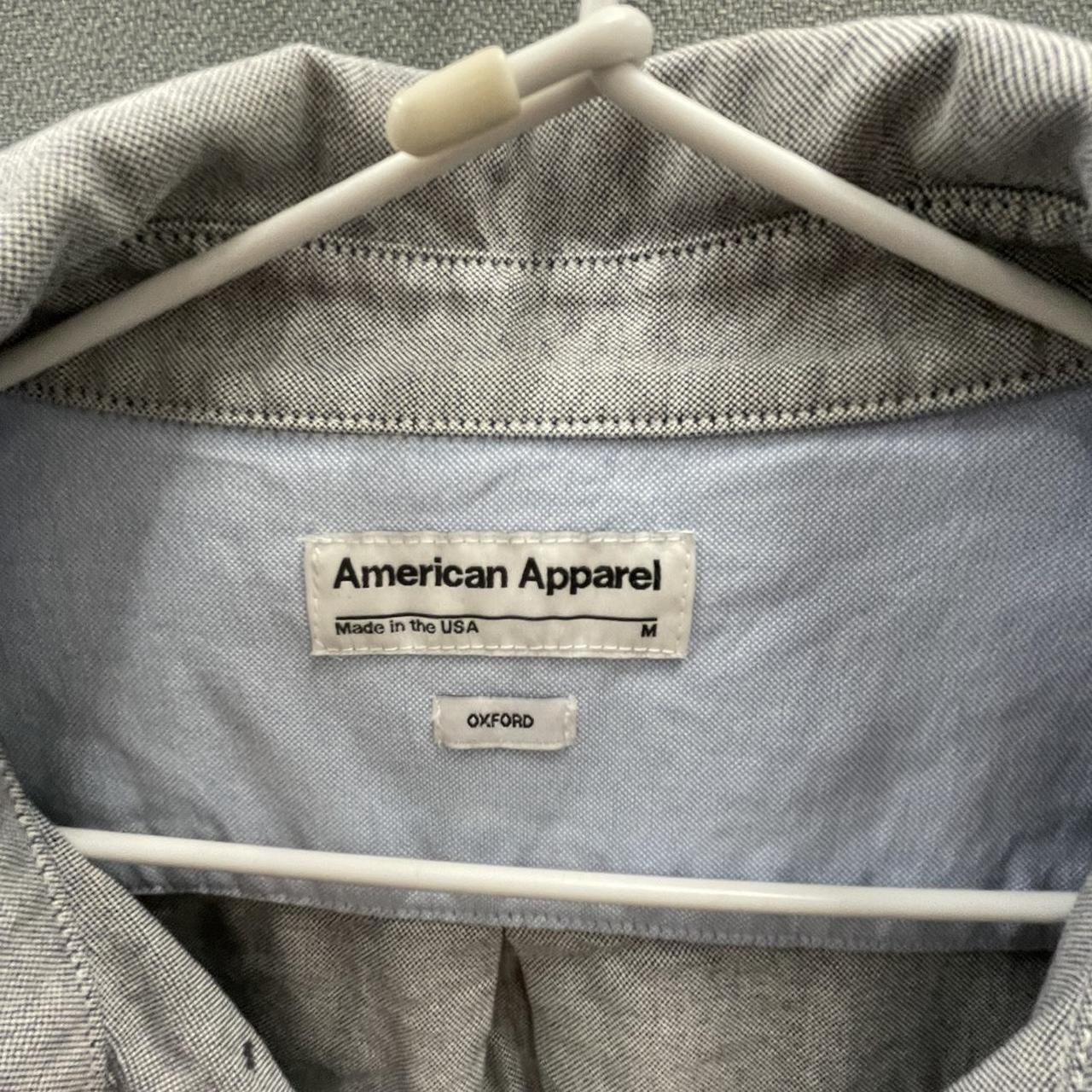 American Apparel Stone Washed Oxford Multicoloured... - Depop