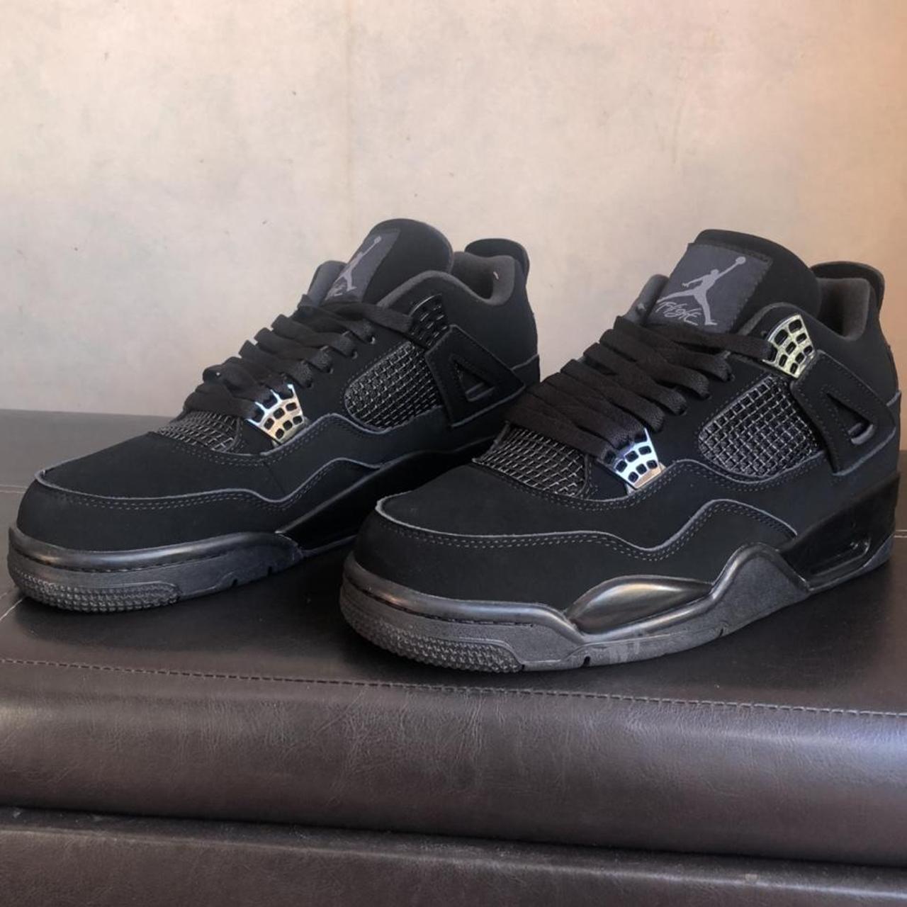 BRAND NEW Black Cat Jordan 4’s Never Worn in orginal... - Depop