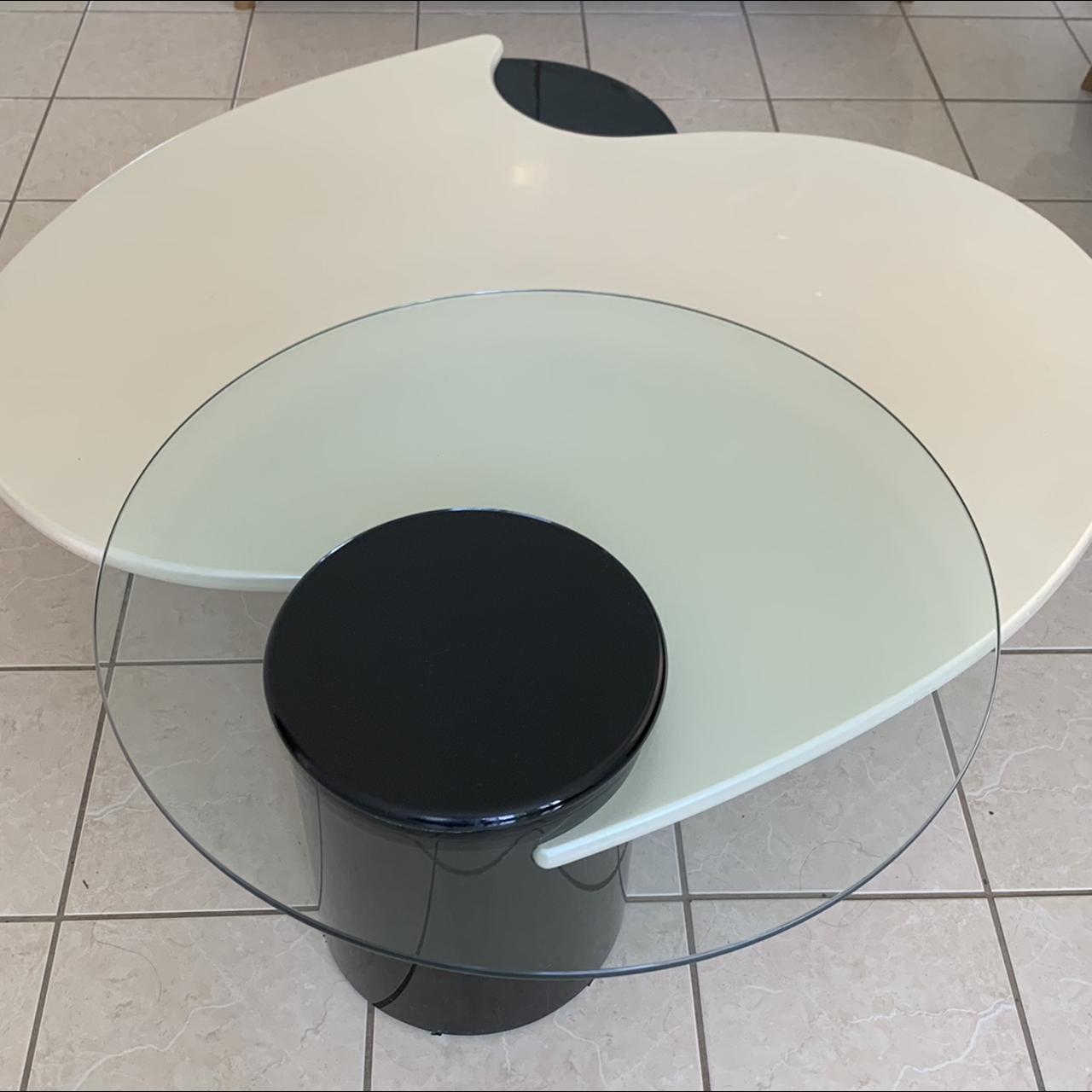 Roger Rougier 1970’s Vintage yin yang coffee table.... - Depop