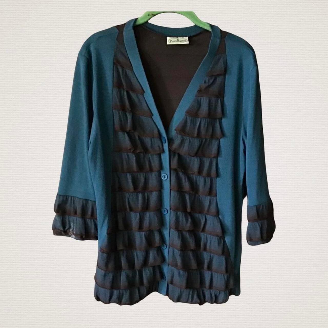 Vintage Boho 80’s layered ruffle light weight thin... - Depop