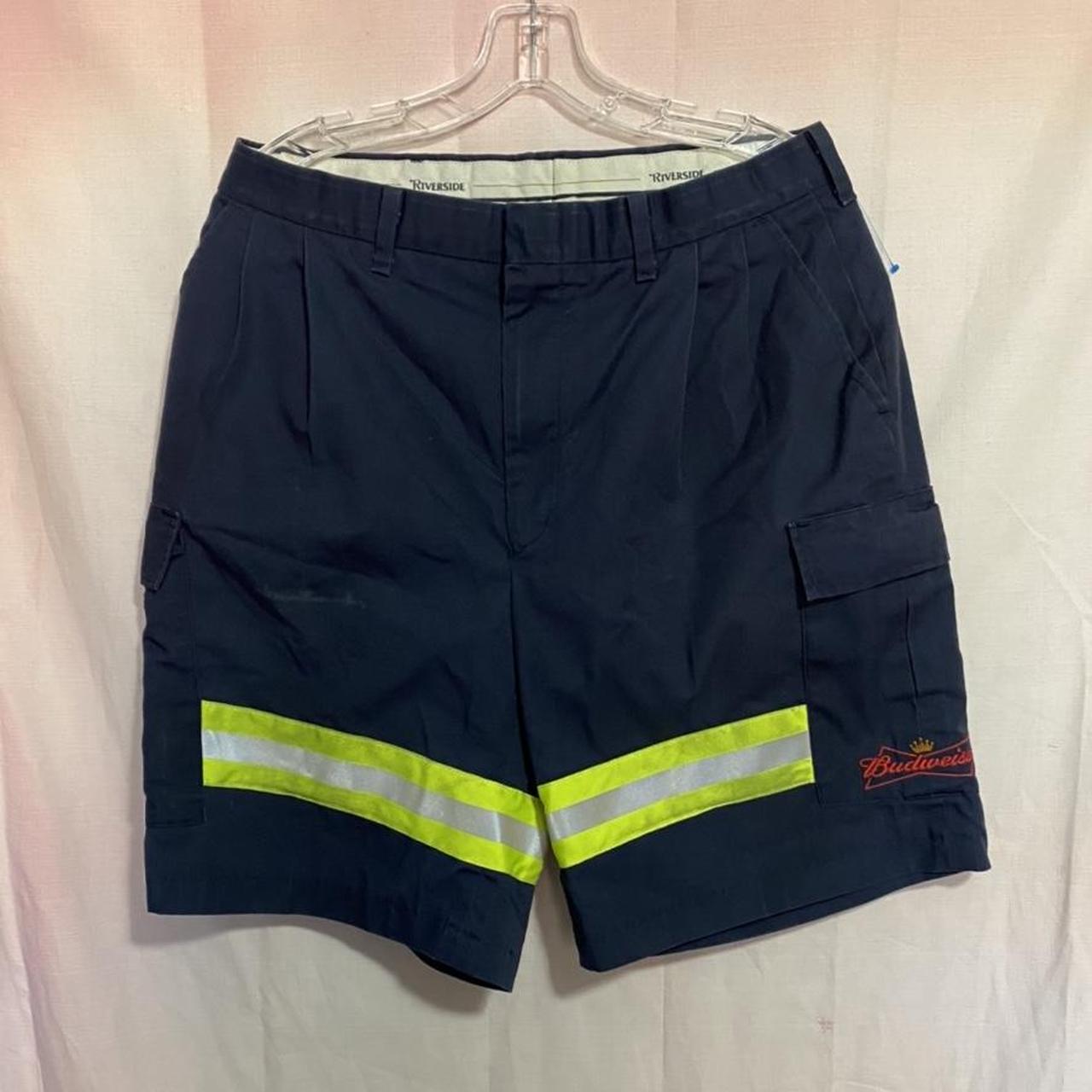 90s Budweiser Delivery Cargo Shorts Size 34... - Depop