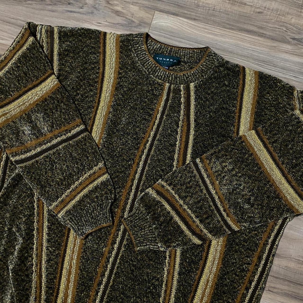 90s Tundra Coogi Style Biggie Smalls Sweater Size... - Depop