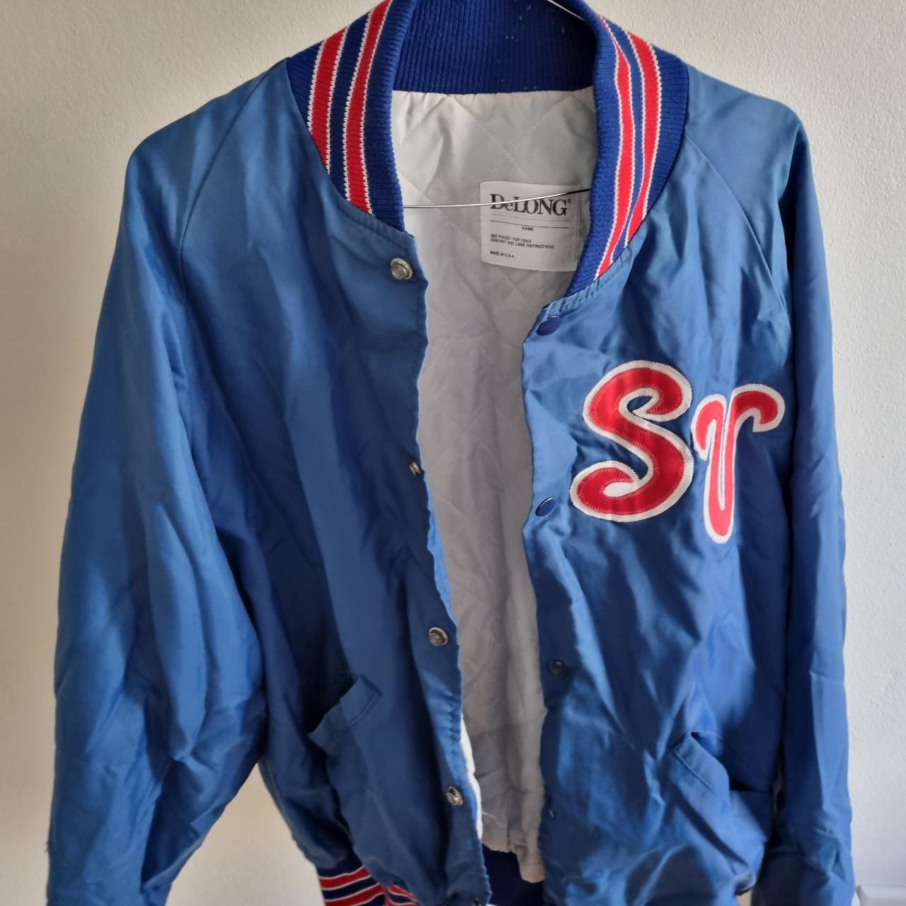 College style windbreaker No size, probably a... - Depop