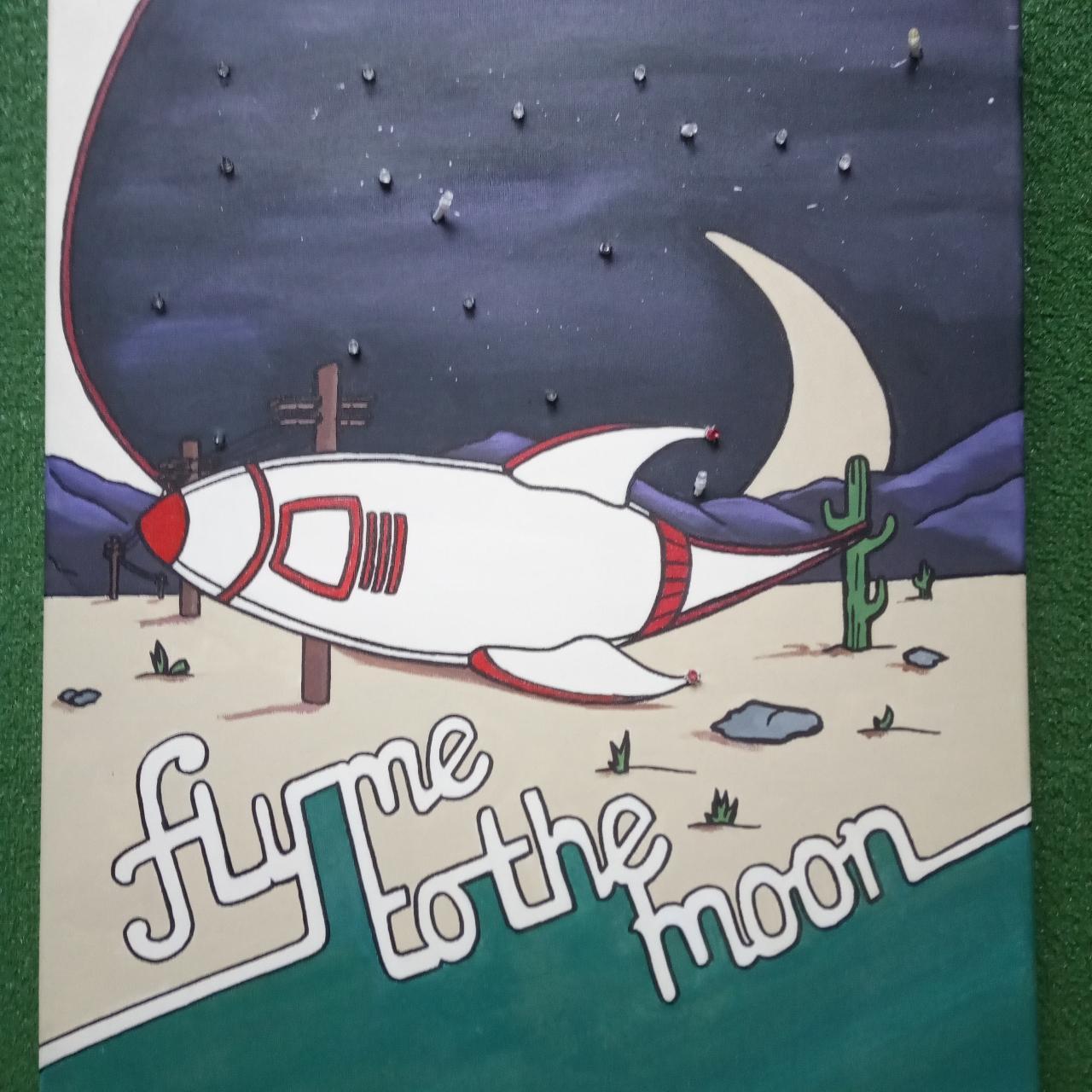 Fly me to the moon and let me play among the stars,... - Depop