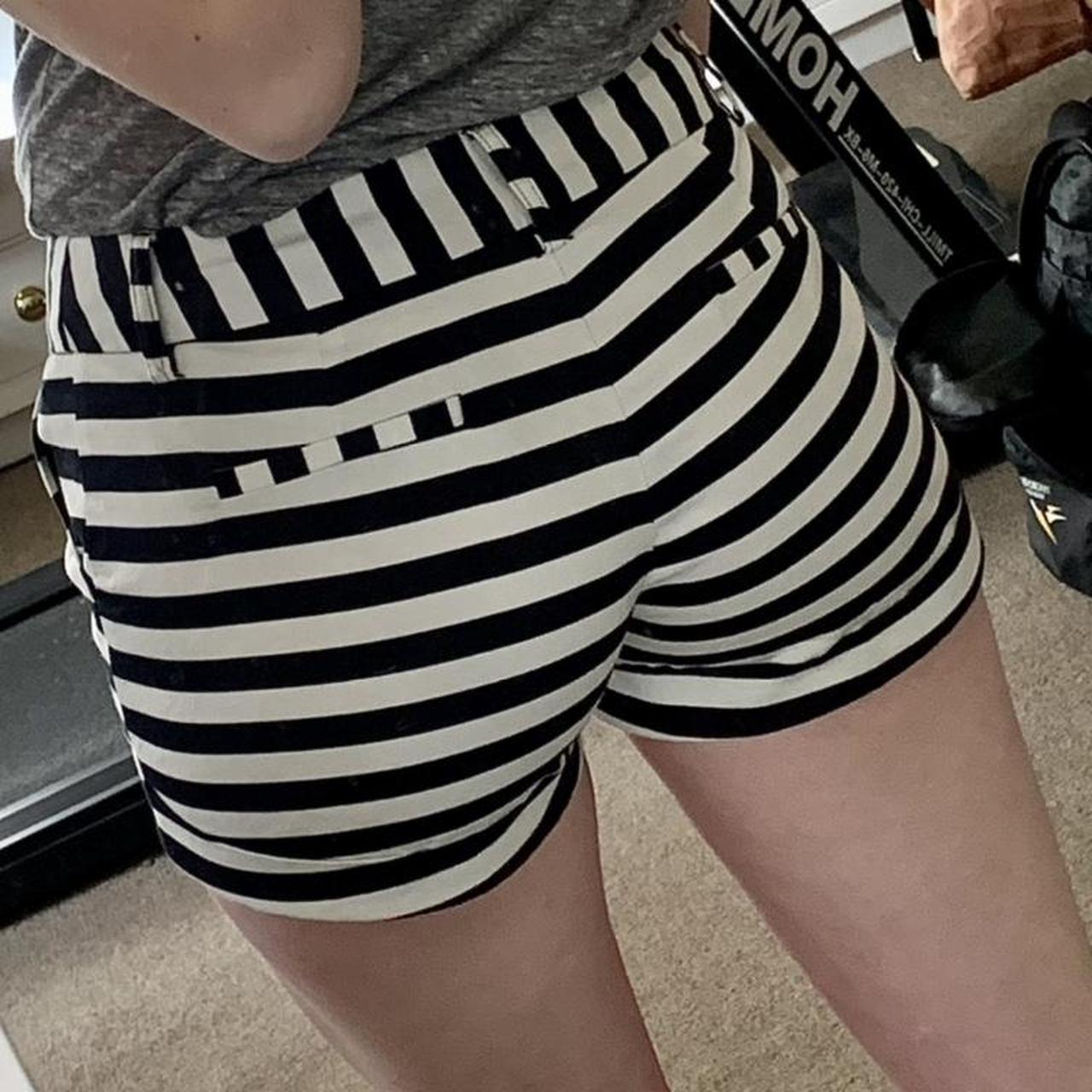 Cute stripy shorts Portmans Size 8 - runs small.... - Depop