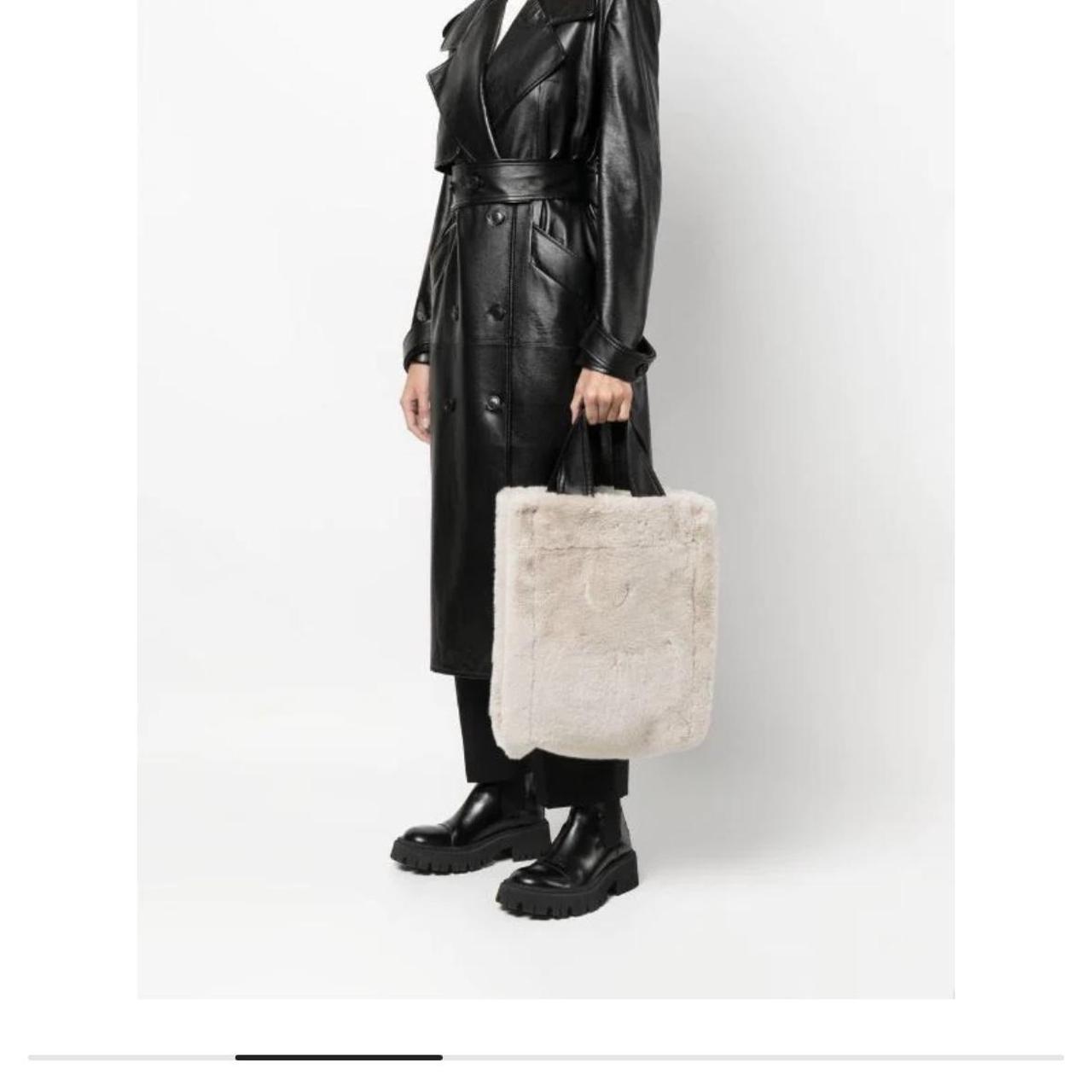 Stand Studio Bag Lucille shearling-style tote bag To... - Depop