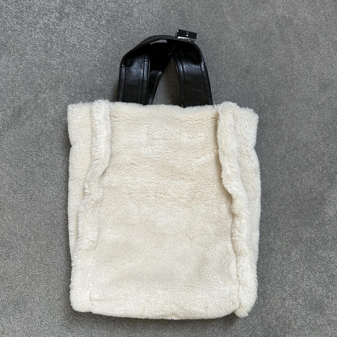 Stand Studio Bag Lucille shearling-style tote bag To... - Depop